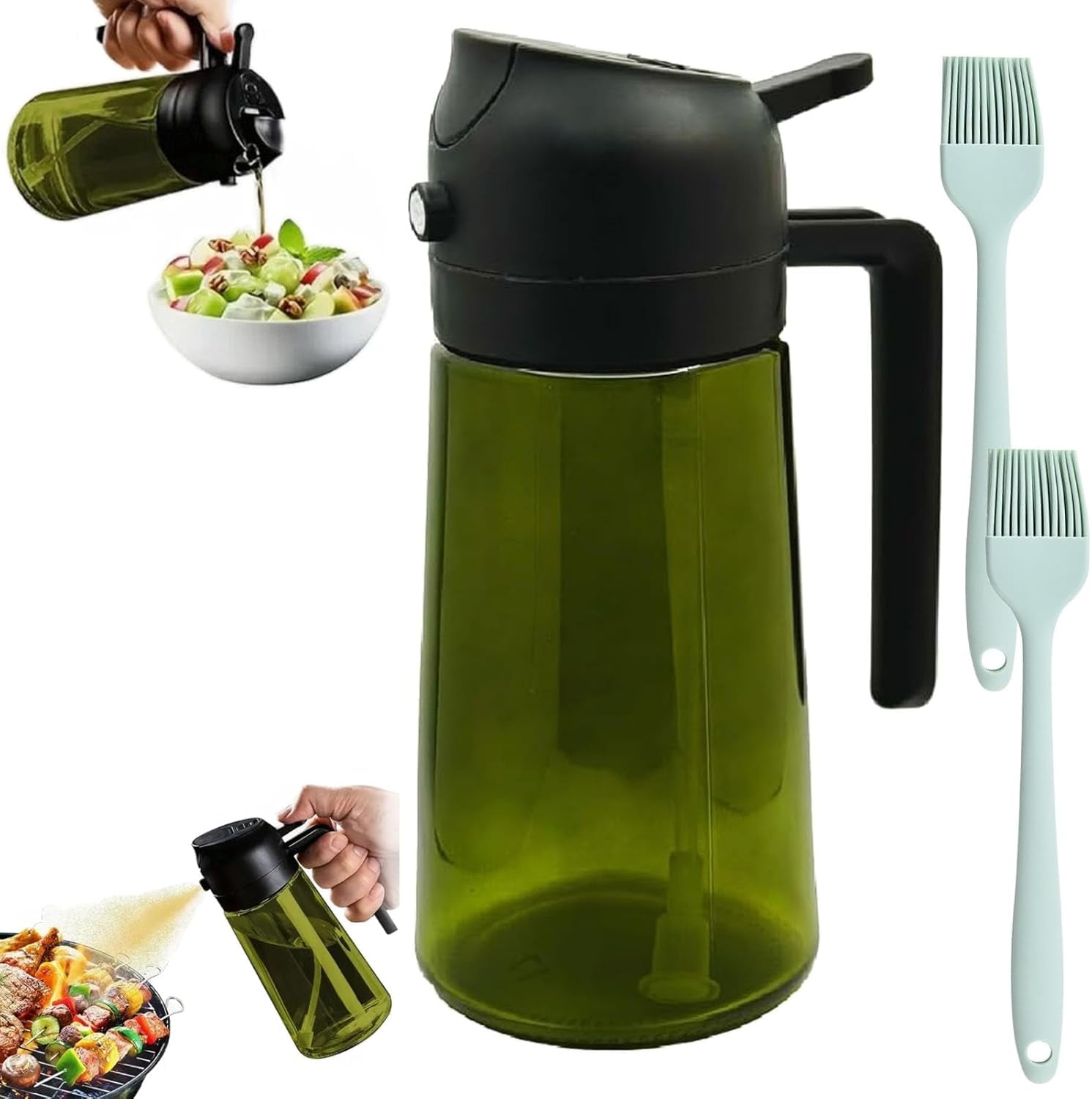 Kitchenmaiden 2 In 1 Oil Dispenser, Kitchen Maiden 2 in 1 Oil Dispenser ...