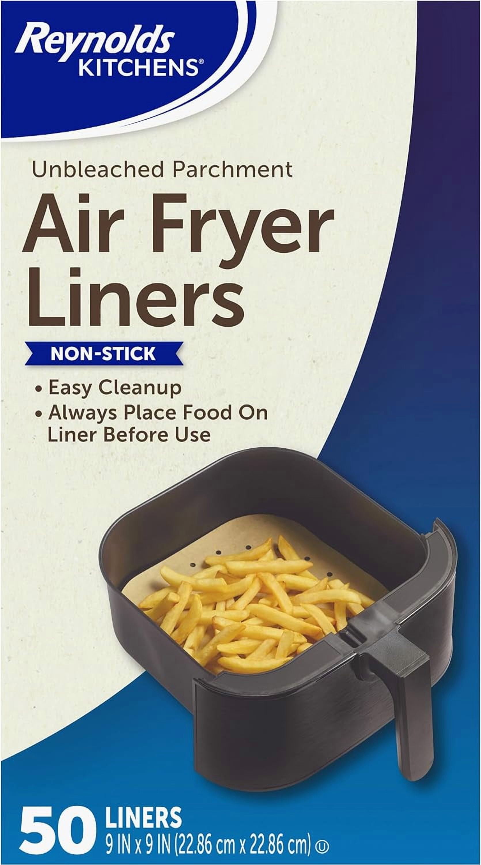 Kitchens Air Fryer Liners Disposable, Unbleached Parchment Paper Sheets ...