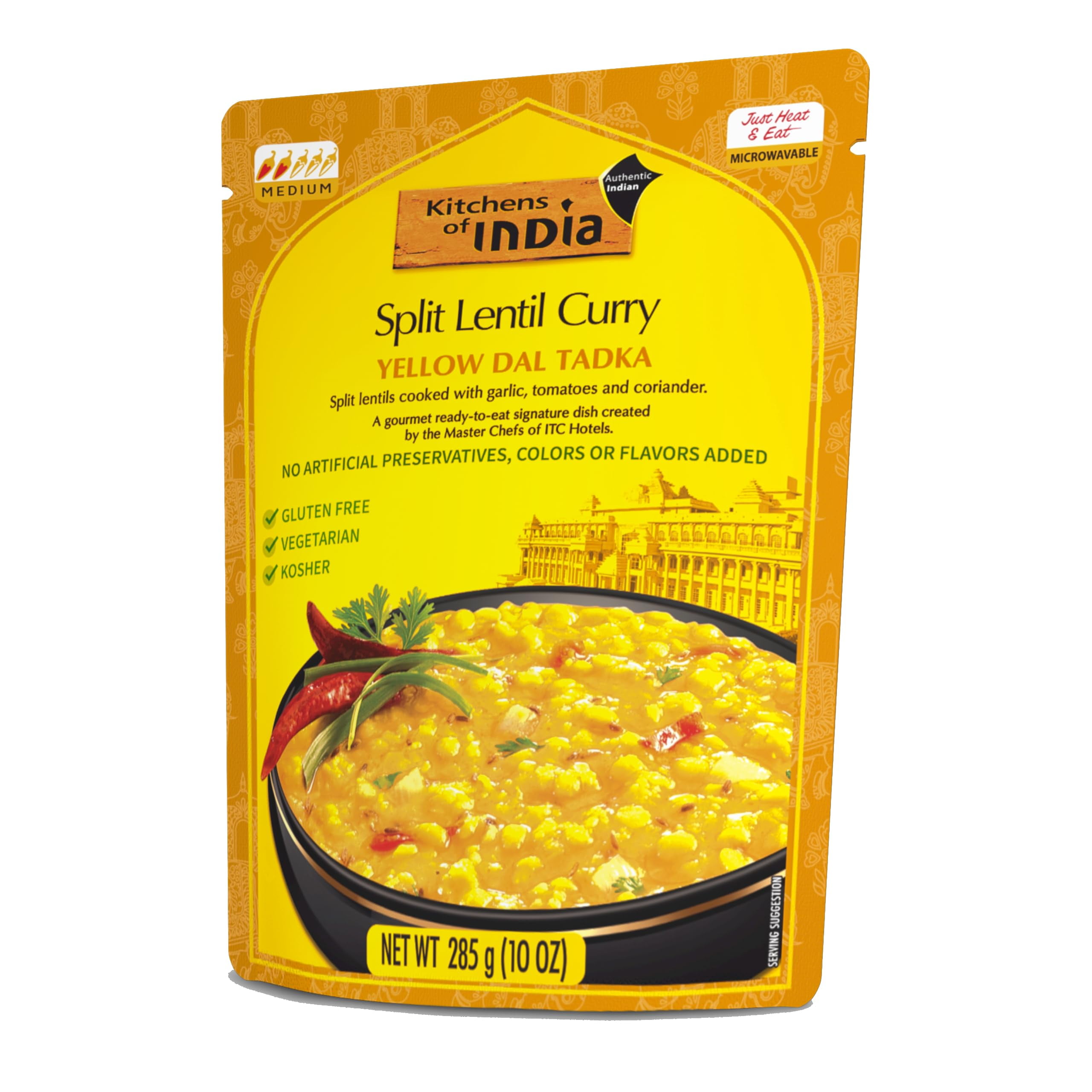 Kitchens Of India Ready To Eat KKS1 Yellow Dal Tadka, Split Lentil ...