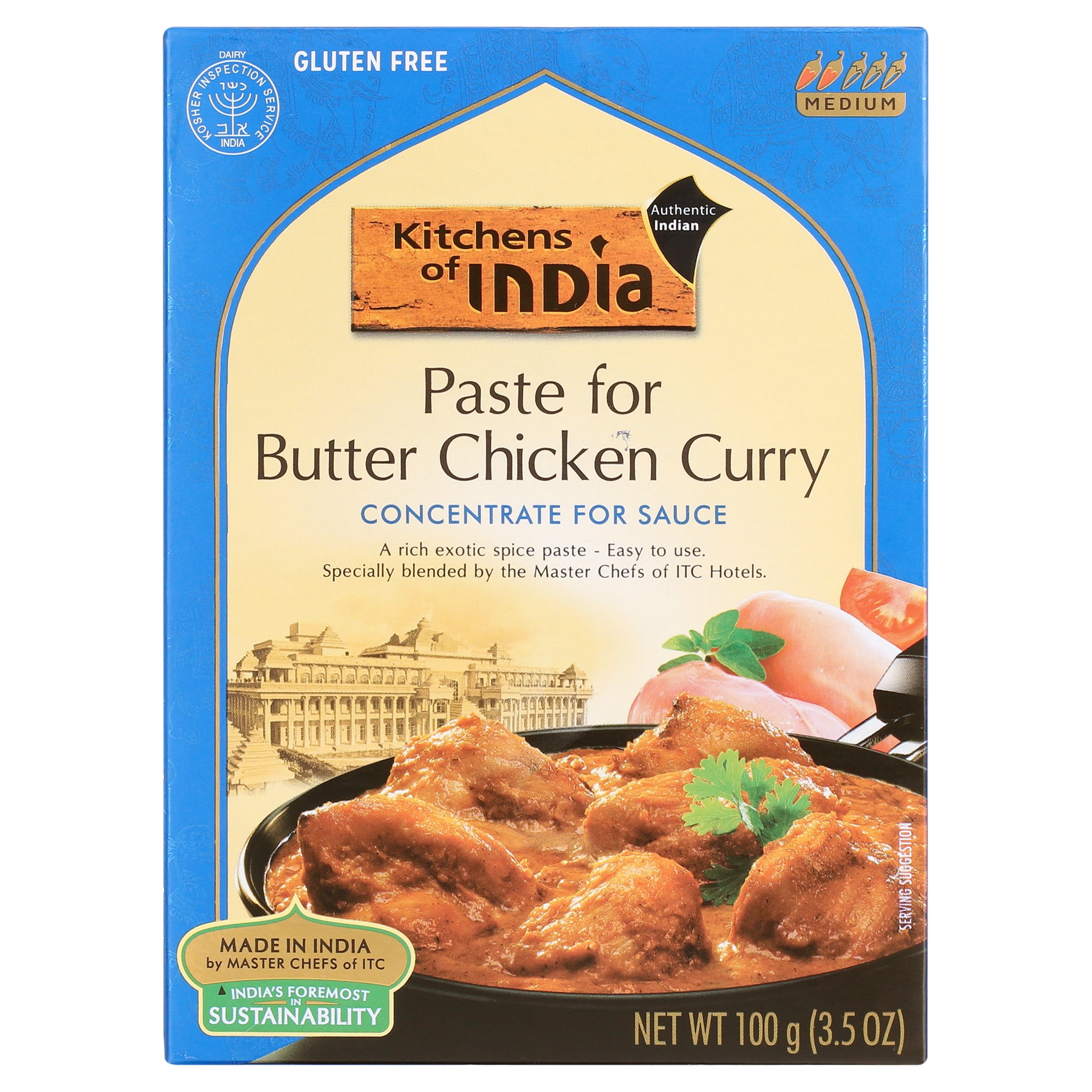 Kitchens of India Butter Chicken Curry Paste, 3.5 Oz - Walmart.com