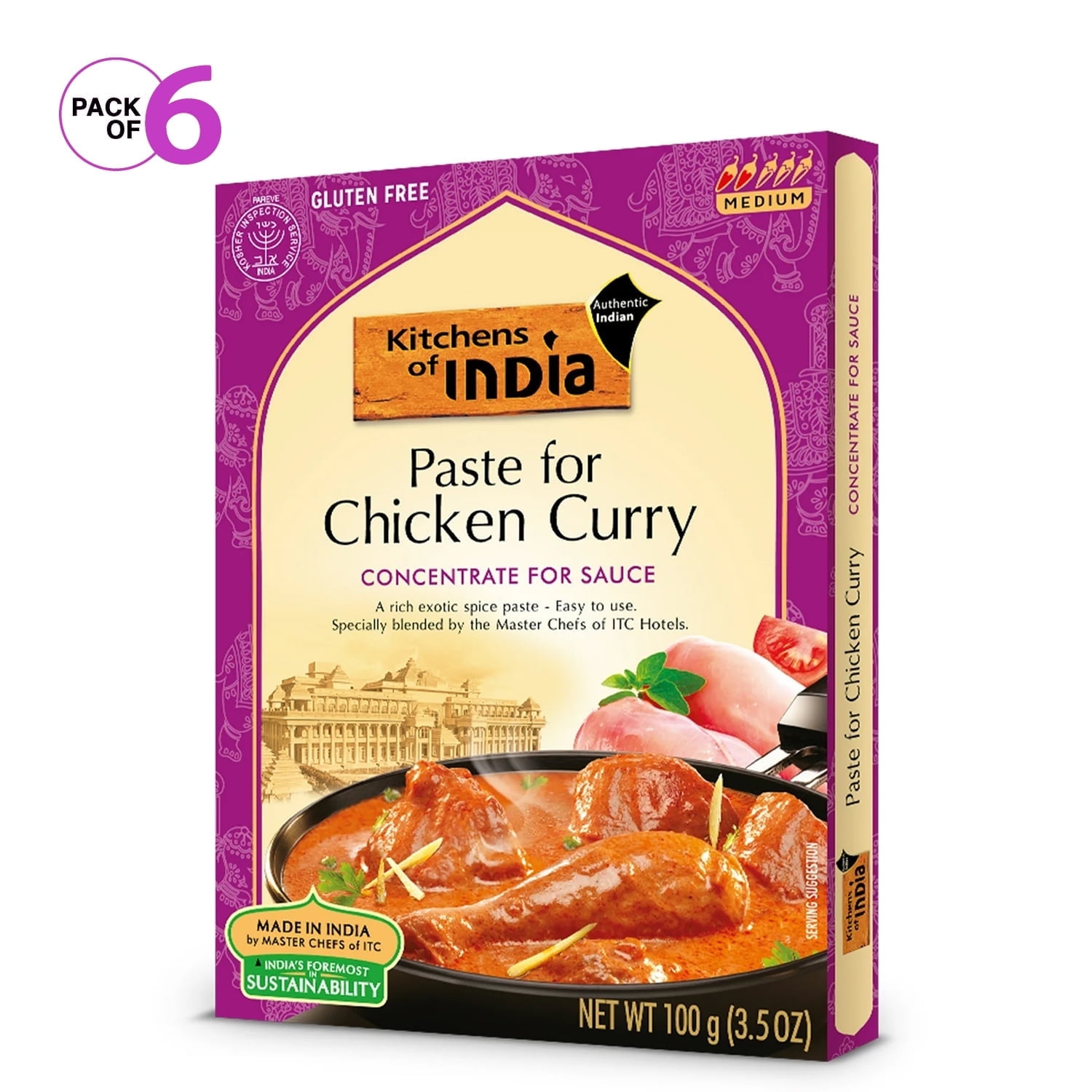 Kitchens of India, Paste of Chicken Curry, Authentic Indian Dish No ...