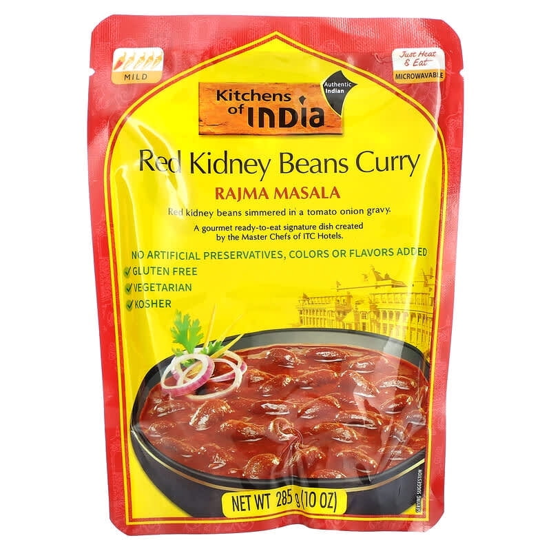 Kitchens of India, Rajma Masala, Red Kidney Beans Curry, Mild, 10 oz ...