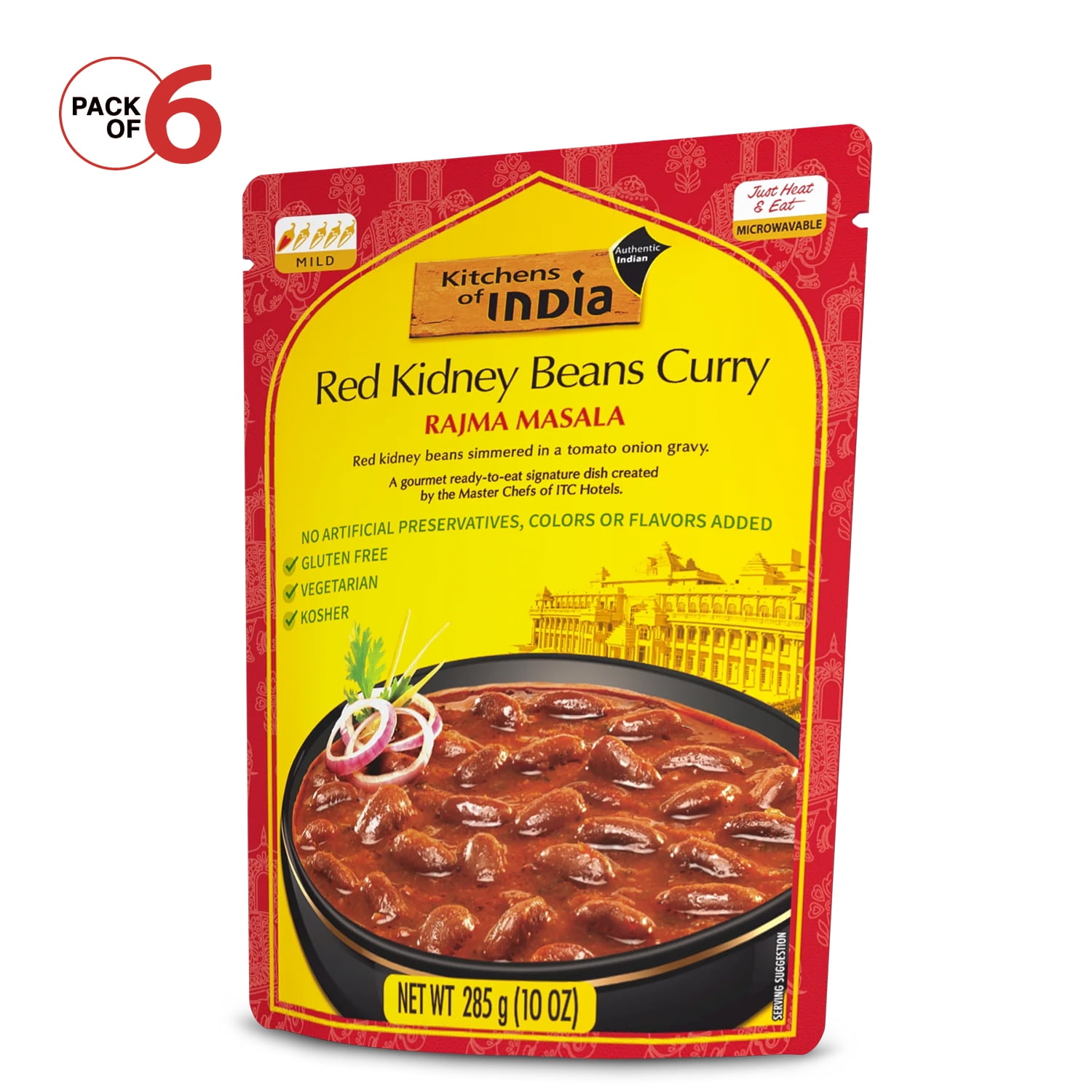 Kitchens of India Ready-To-Eat Rajma Masala, Red Kidney Bean Curry ...