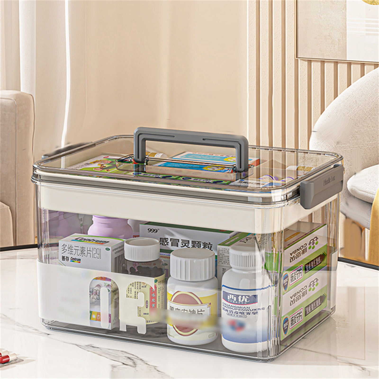 Kitchenware Clearance Sale, Portable Medicine Box + Lattice Transparent ...