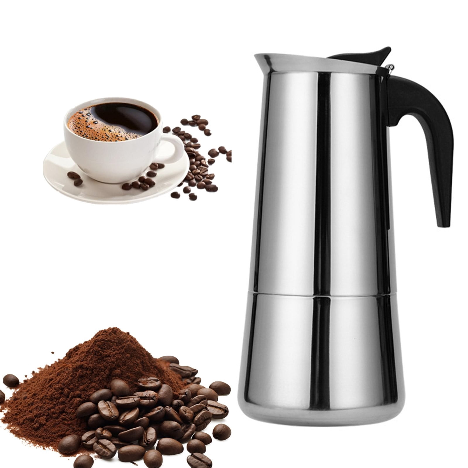 Kitchenware Clearance Sale, Stainless Steel Moka Pot Coffee Pot ...