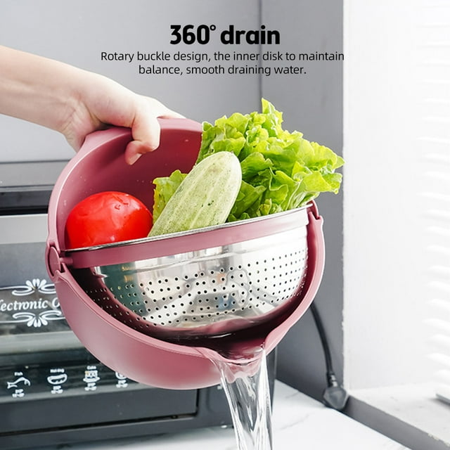 Kitchenware set,Kitchen Fruit And Colander Set With And Rotatable ...