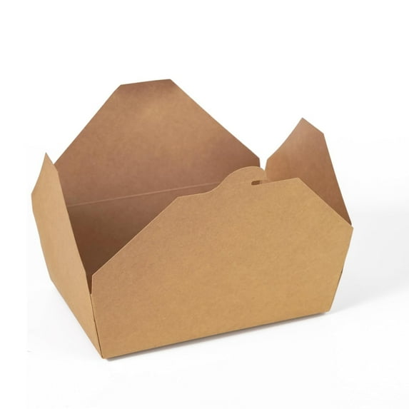 Kitchsy 49 oz Kraft Take Out Boxes - Disposable Lunch Box, Meal Prep ...