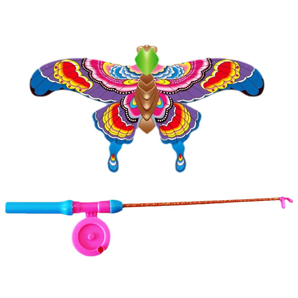 Kite 1Set Children Kite Toy Cartoon Butterfly Swallows Eagle Kite With ...