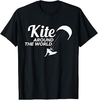 Kite Around The World Kitesurfing Surf Kitesurfer Kitesurf T-Shirt ...