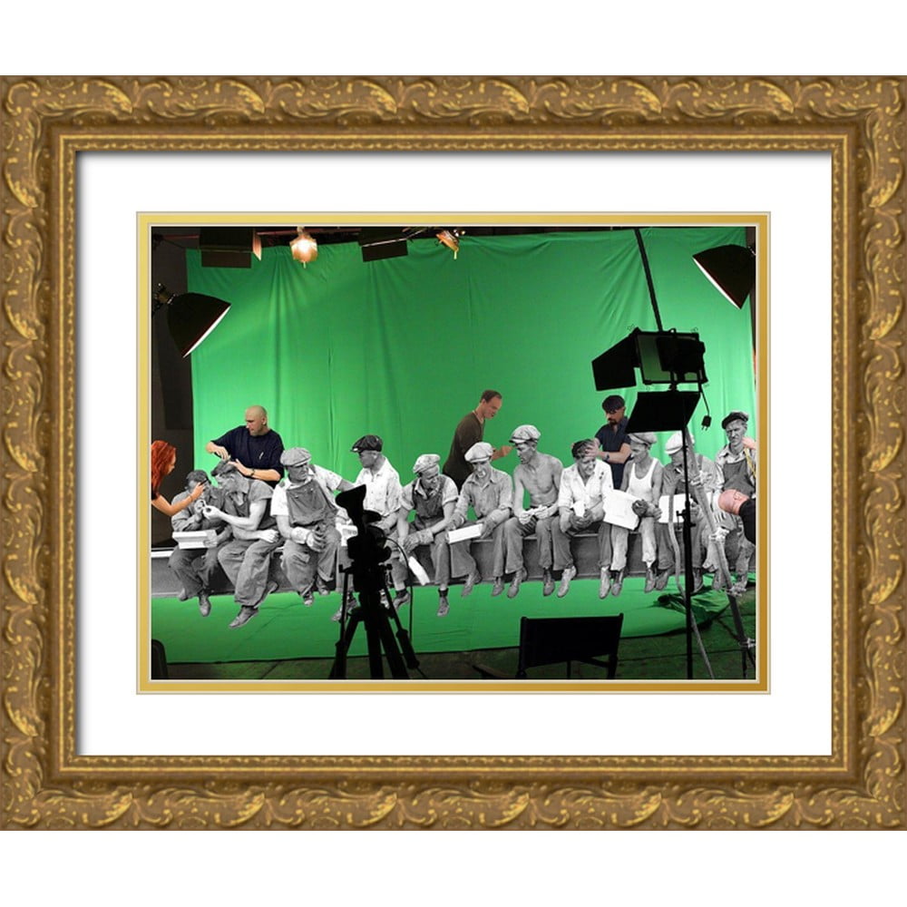 Kite, Barry 18x15 Gold Ornate Wood Framed with Double Matting Museum ...