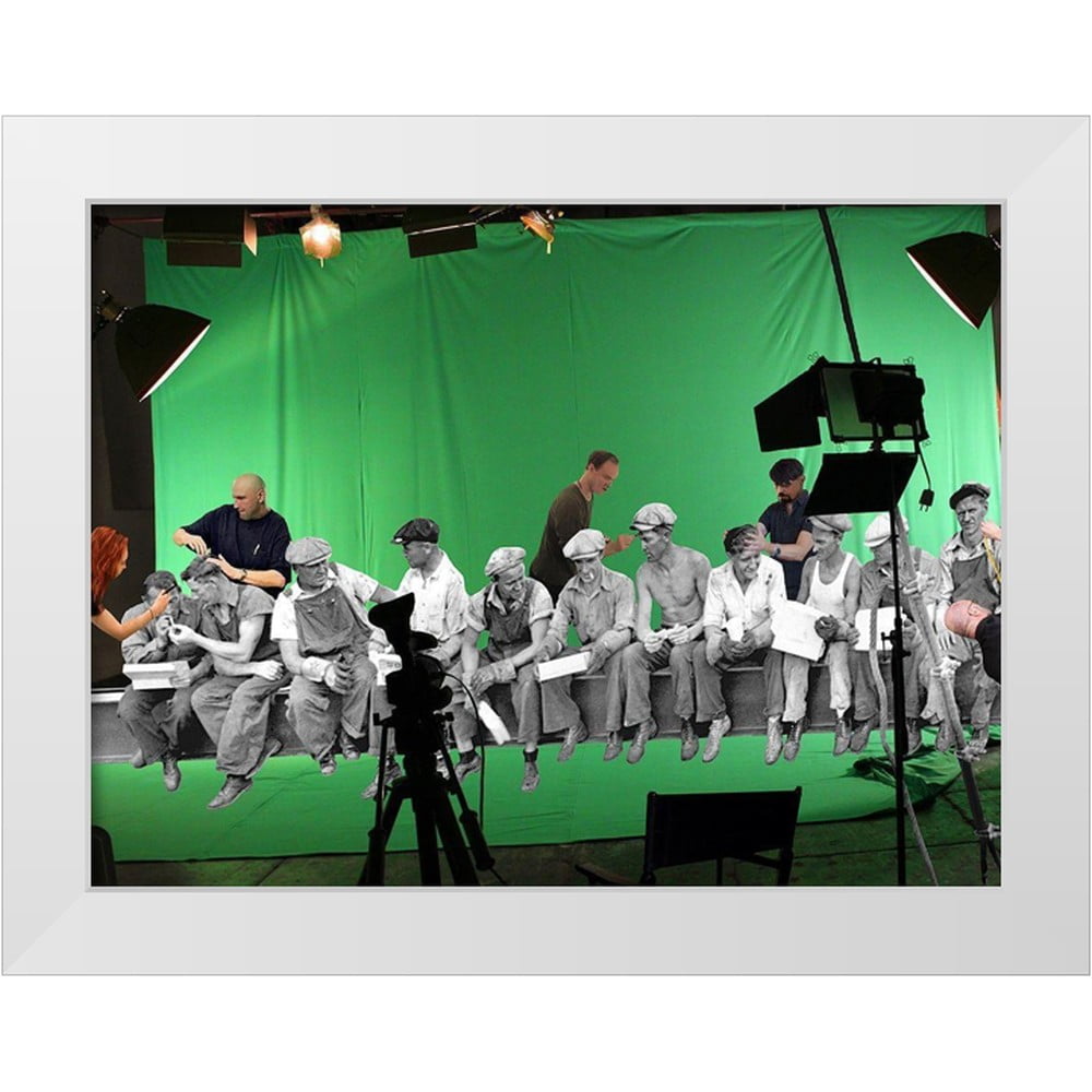 Kite, Barry 32x25 White Modern Wood Framed Museum Art Print Titled ...