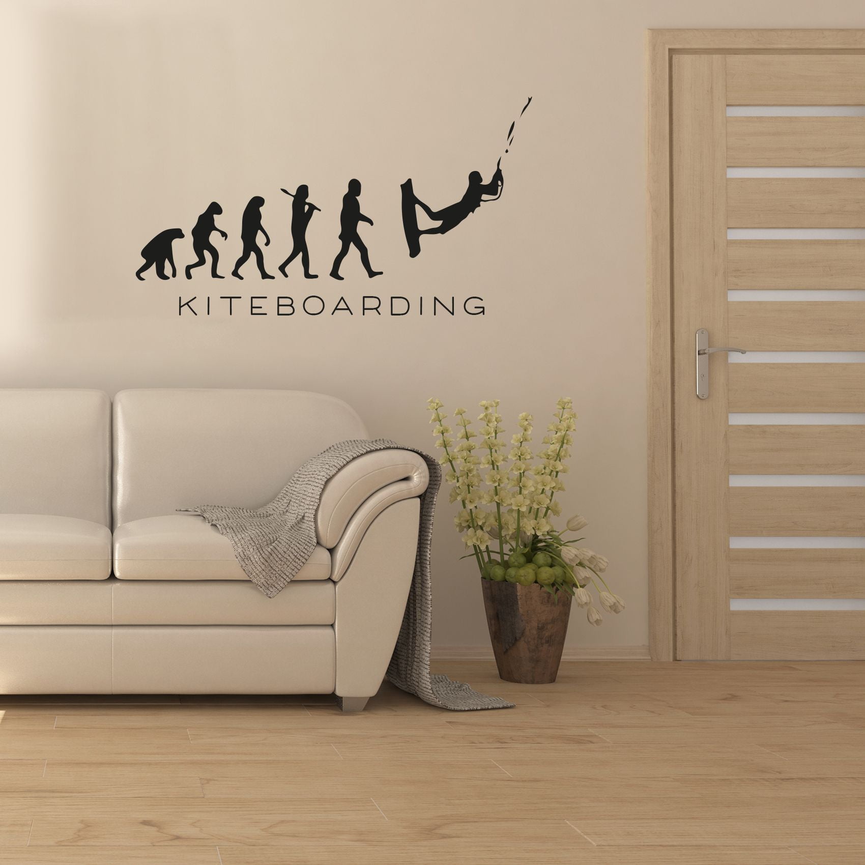 Kite Boarding - Signage Life Cycle Kite Surfing Extreme Sport Vinyl ...