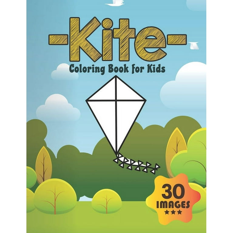 coloring book kite