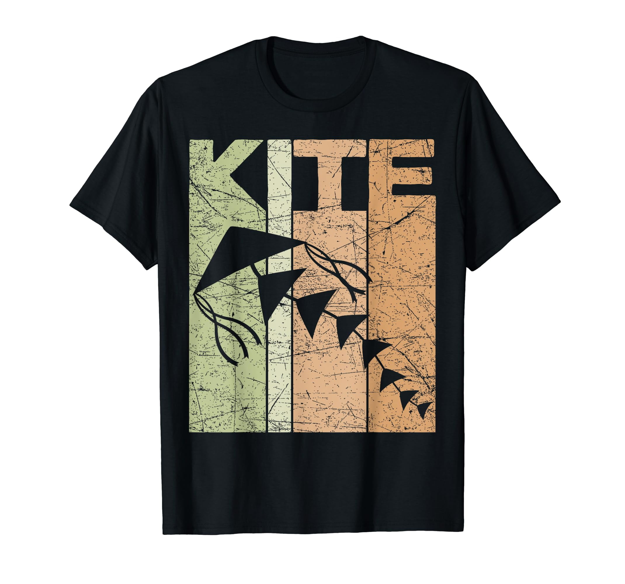Kite Flying Vintage Wind Kite Retro Flying Kite T-Shirt - Walmart.com