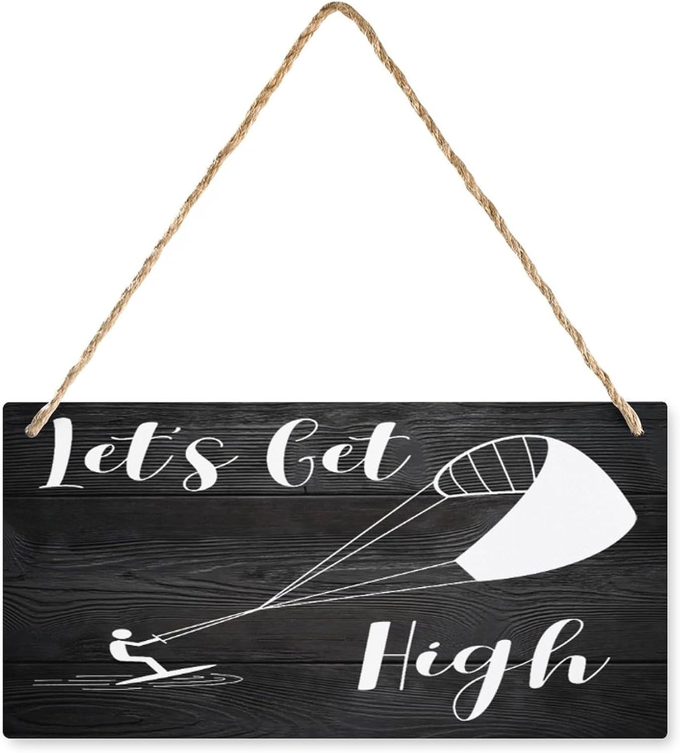 Kite Surfing Let's Get High Kite Surving Kite Rustic Wooden Farmhouse ...