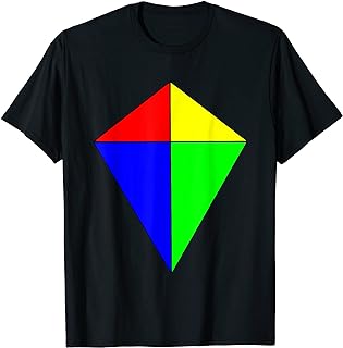 Kite T-Shirt Fly Flying Wind Aircraft Kytoon Graphic Tee - Walmart.com
