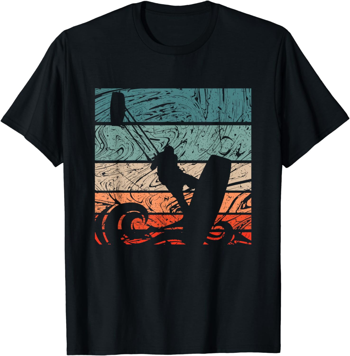 Kiteboarder Kitesurfing Vintage Surfer - Cool Kite Surfing T-Shirt ...
