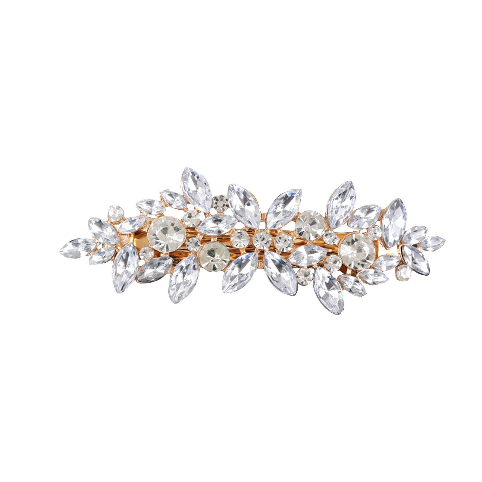 Kitecy Barrettes Clearance! Rhinestone Hair Clip Sparkly Crystal Pearl ...