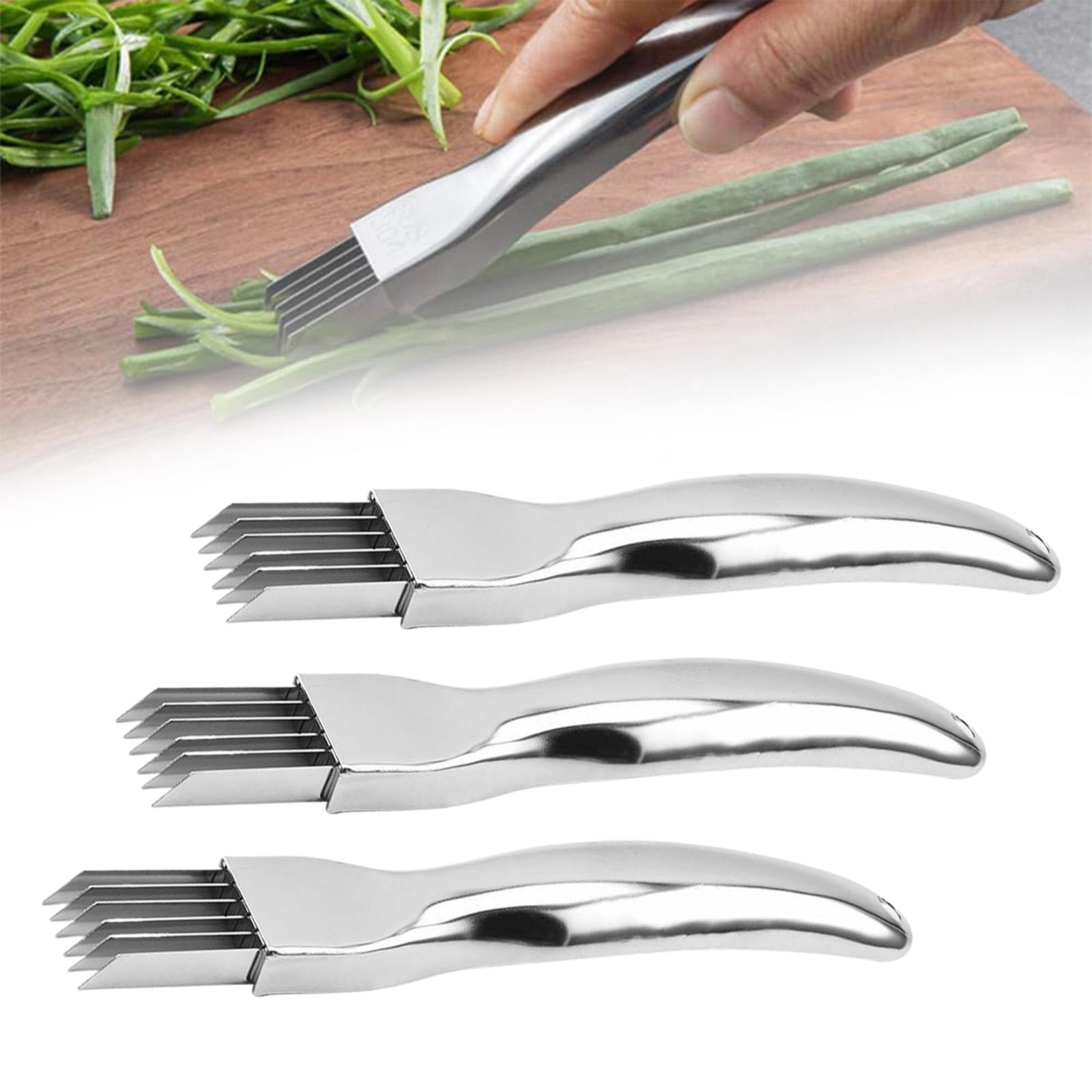 Kiteky 3Pcs Stainless Steel Onion Shredder Onion Shredder Green Onion ...