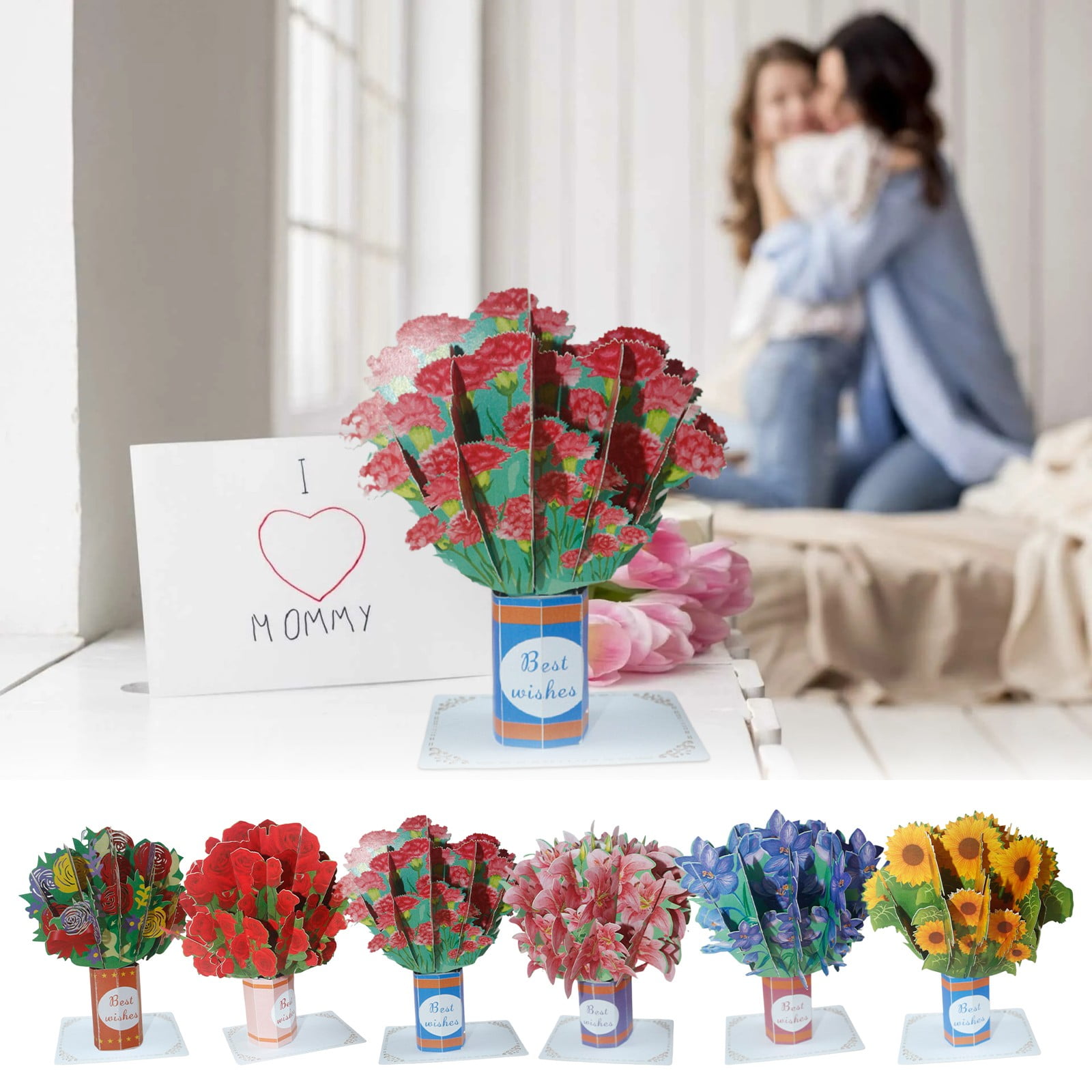 Kiteky Household Imitation, Paper Flowers Clearance! Kesote 2 Pack ...