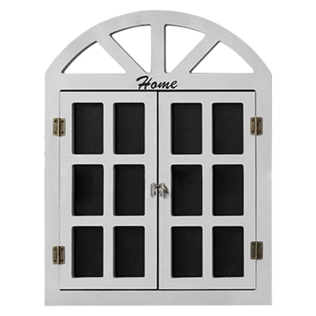 Kiteky Household Pendant, European Style Wooden False Window Blackboard ...