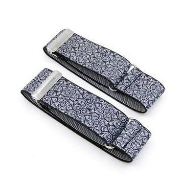 harmtty 1 Pair 3.5cm Shirt Anti-slip Elastic Armband Sleeve Garter ...