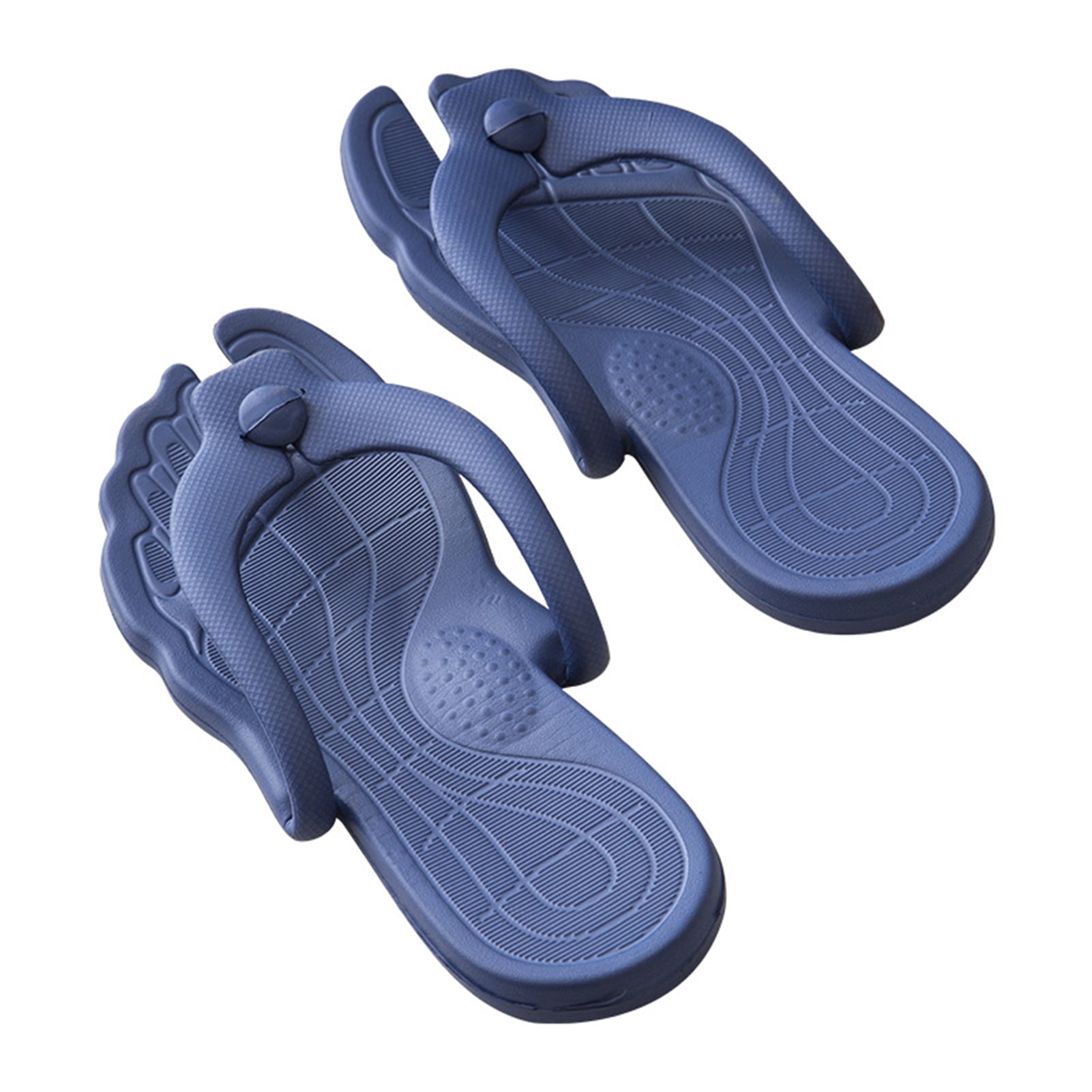 Kitem 1 Pair Foldable Sandals Elastic EVA Anti-slid Detachable Flip ...