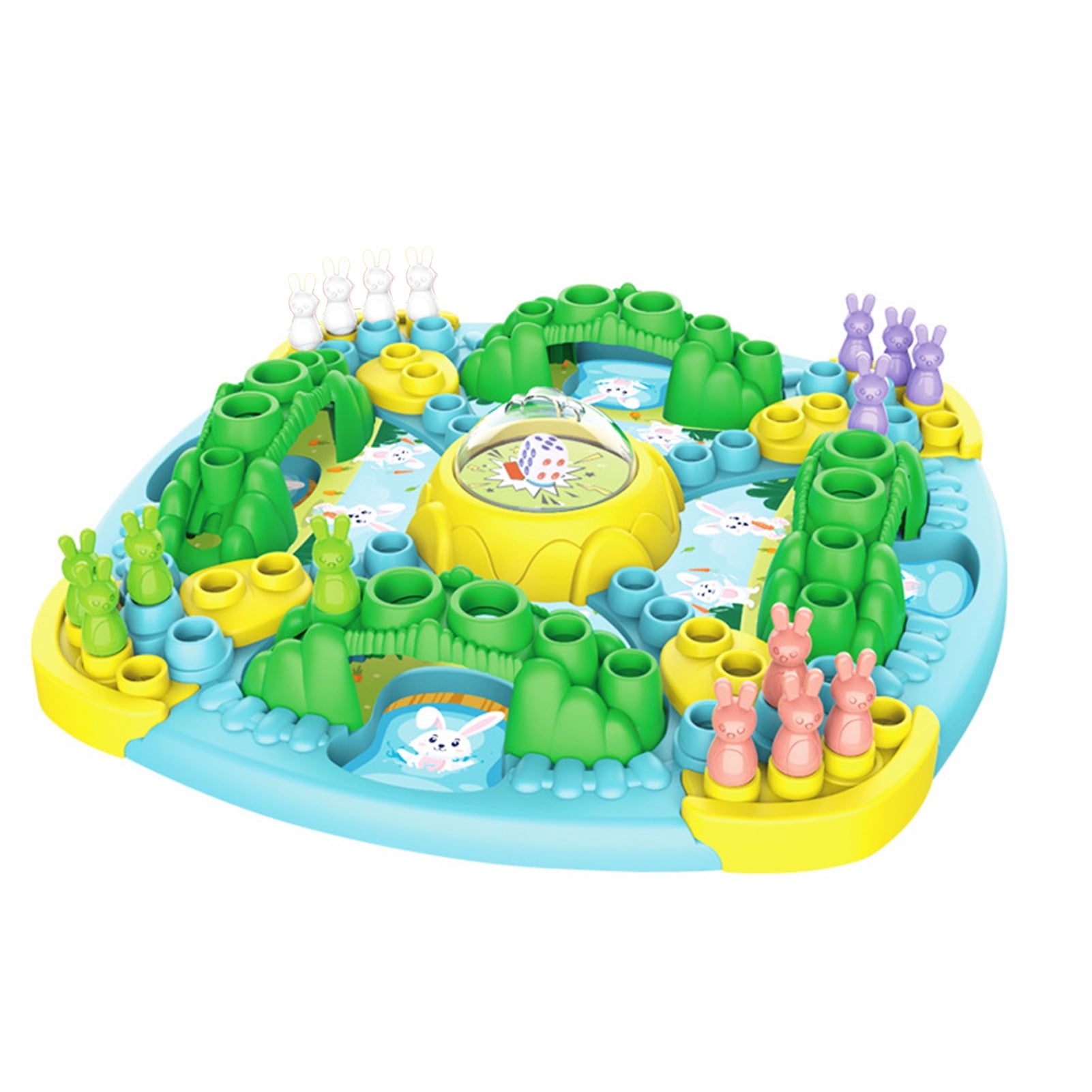 Kitem 1 Set Children Flying Chess Board Game Rabbit Trap Thinking ...