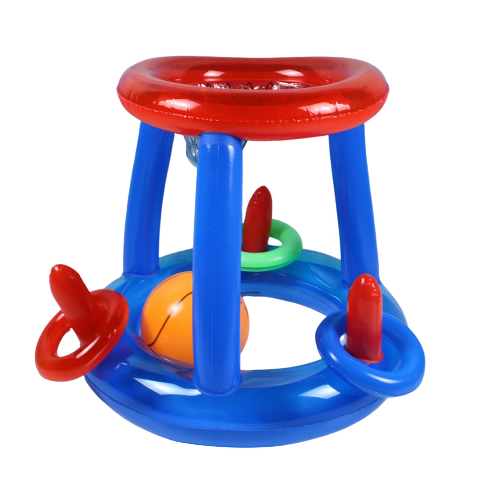 Kitem 1 Set Inflatable Pool Ring Toss Toy with 3/4 Rings Kids Adults ...