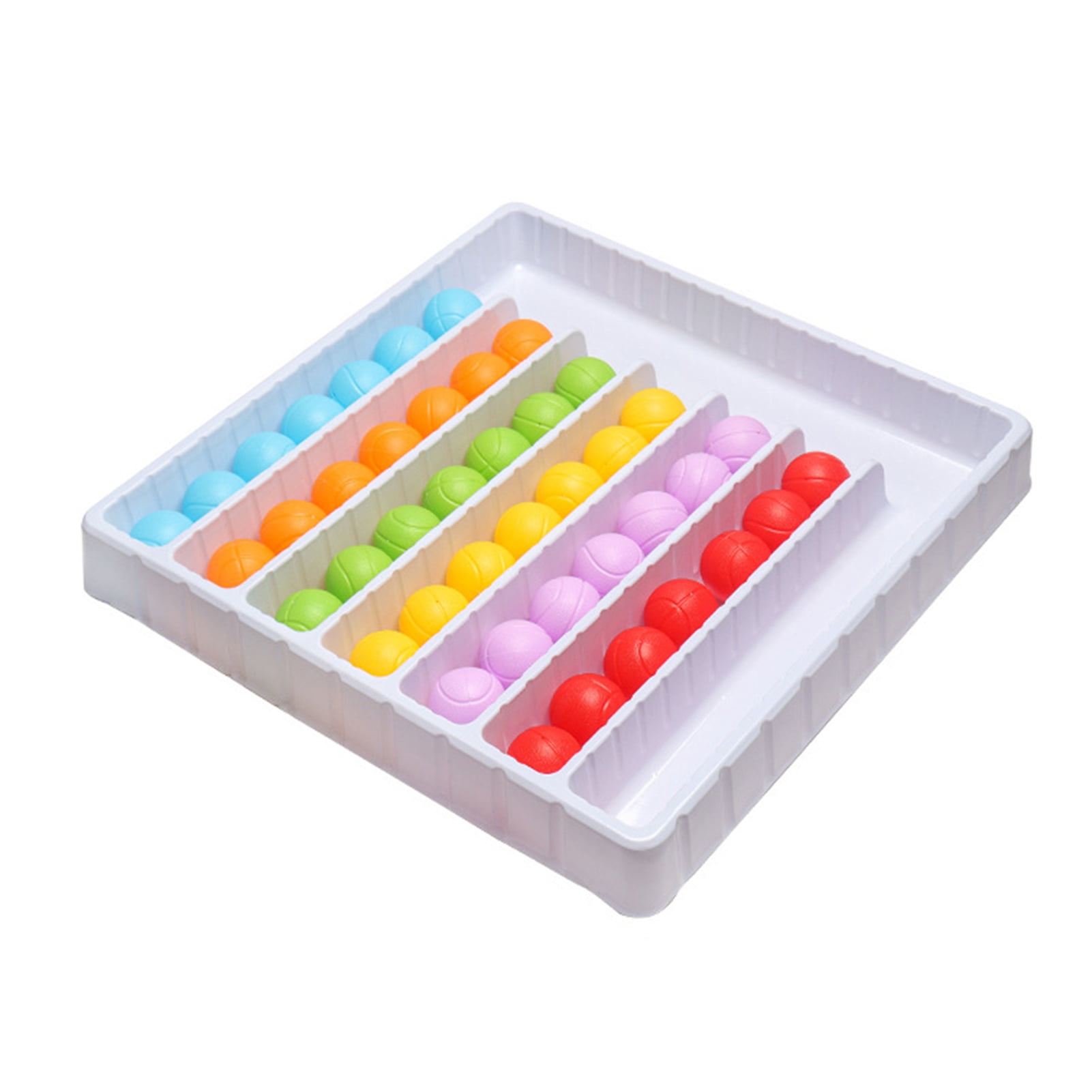 Kitem 1 Set Kids Color Ball Sorting Game Educational Colorful Ball Toy ...