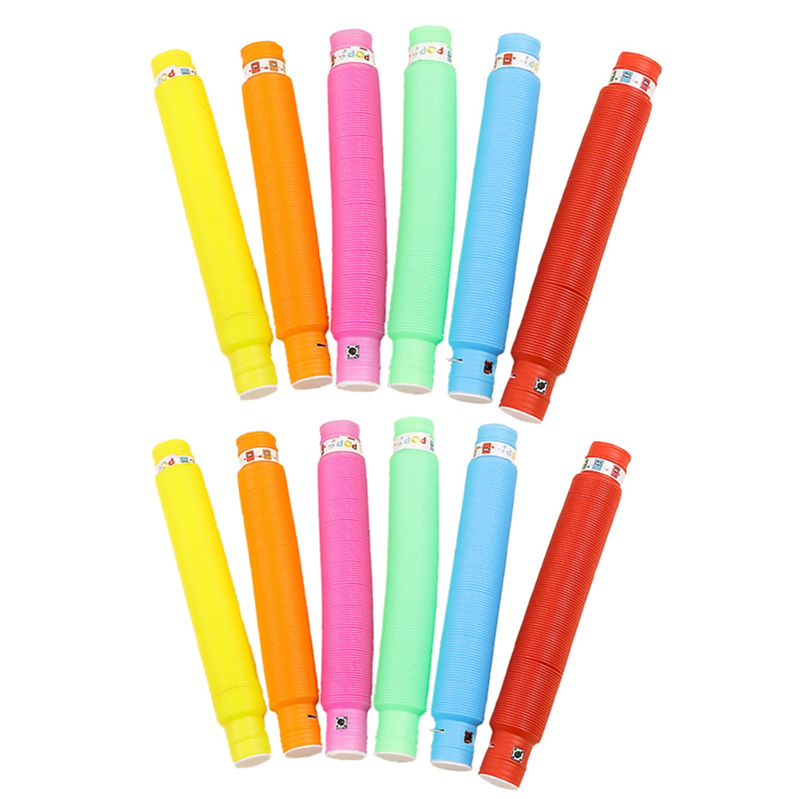 Kitem 12Pcs Light-up Telescopic Tube Stress Relief Bendable Free ...