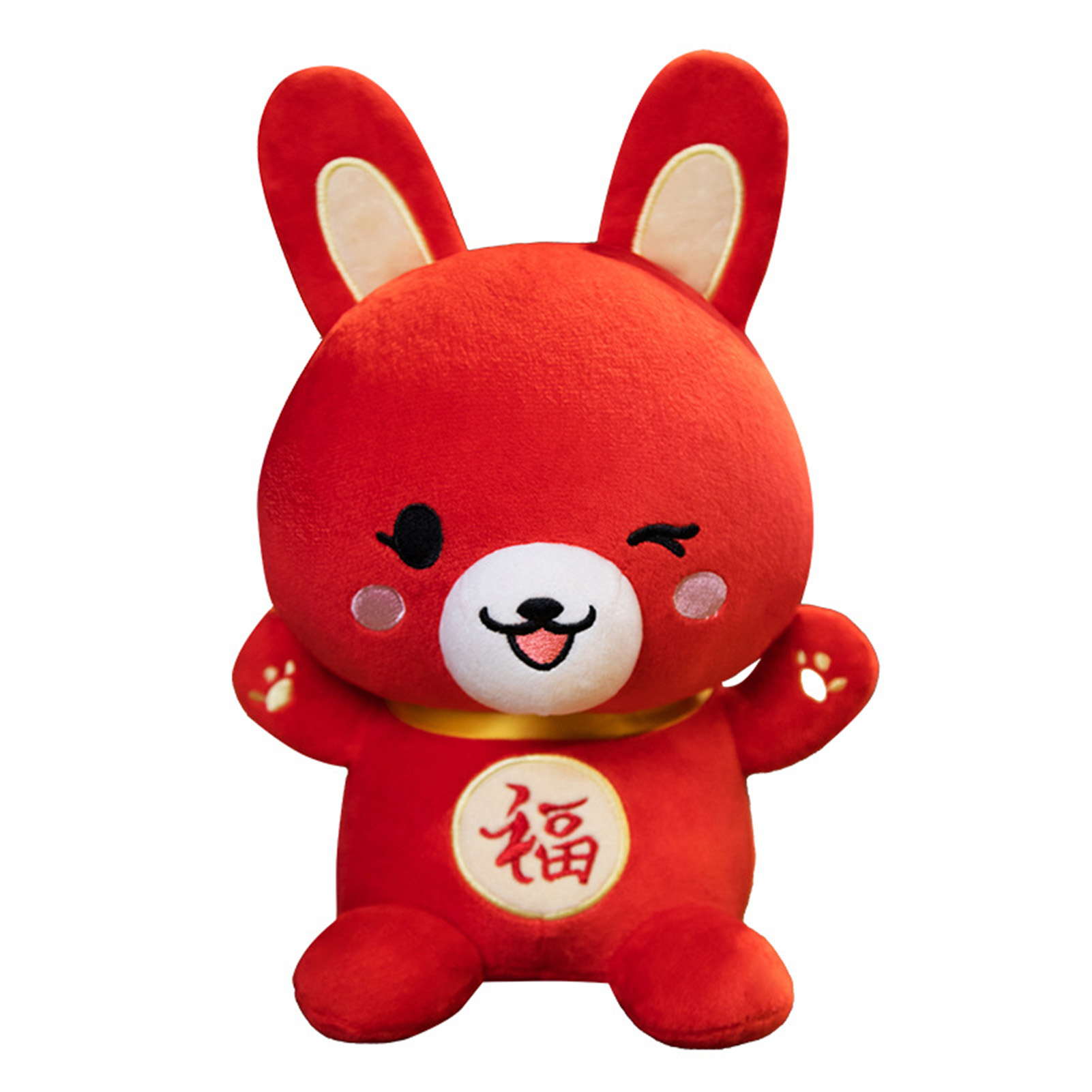 Kitem 20/25/30cm Bunny Doll Toy Chinese Style Lovely Rabbit Doll ...