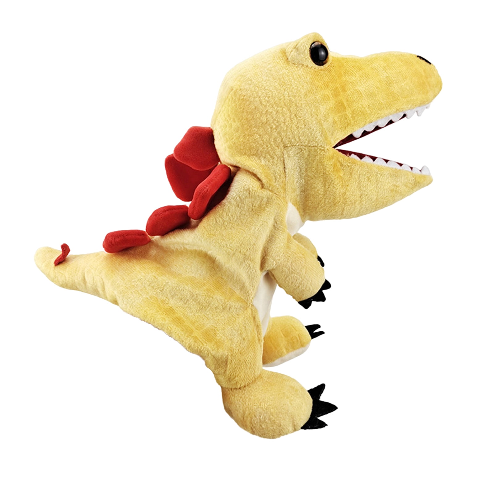 Kitem 25cm Dinosaur Hand Puppet Cute Tyrannosaurus-Rex Stegosaurus ...