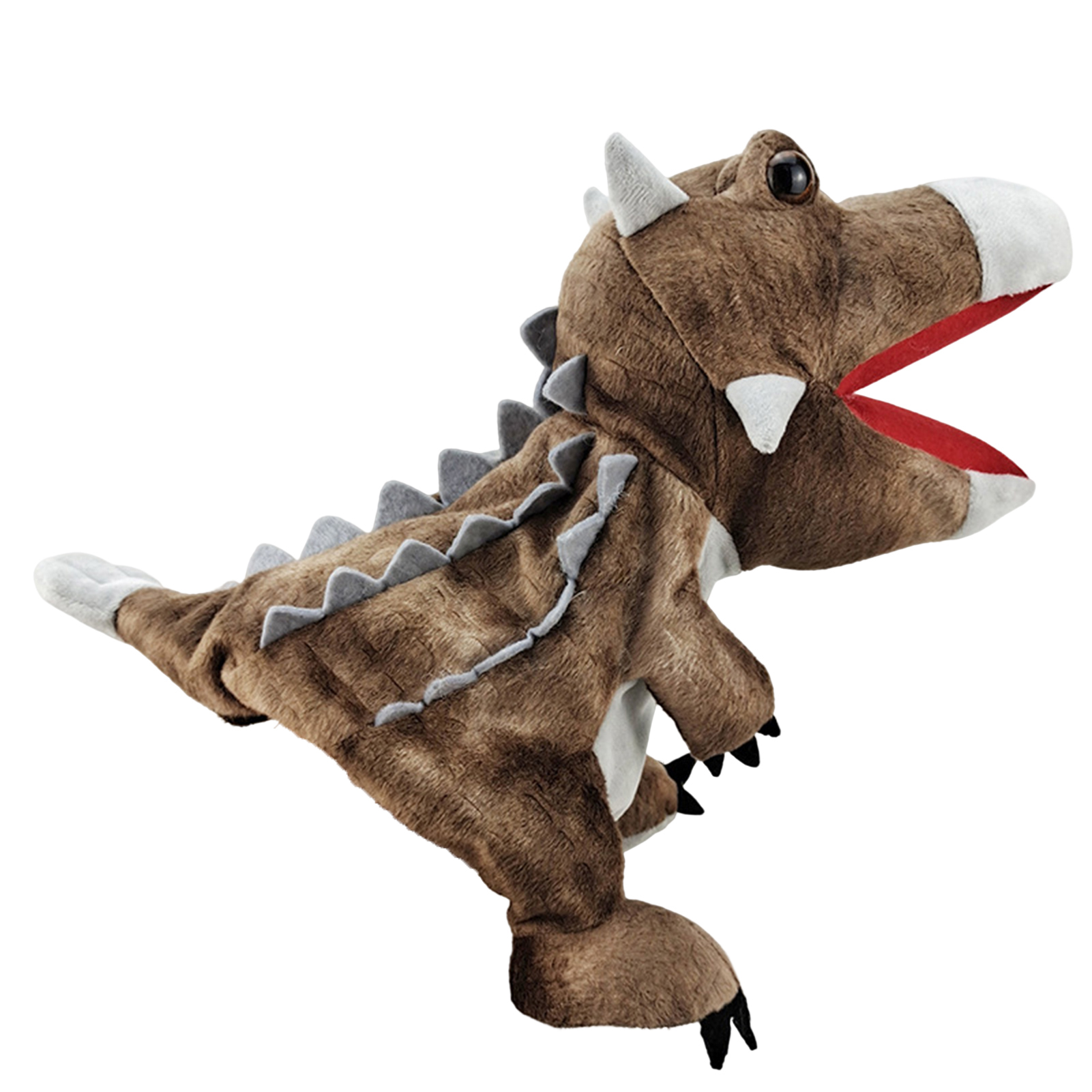 Kitem 25cm Dinosaur Hand Puppet Cute Tyrannosaurus-Rex Stegosaurus ...