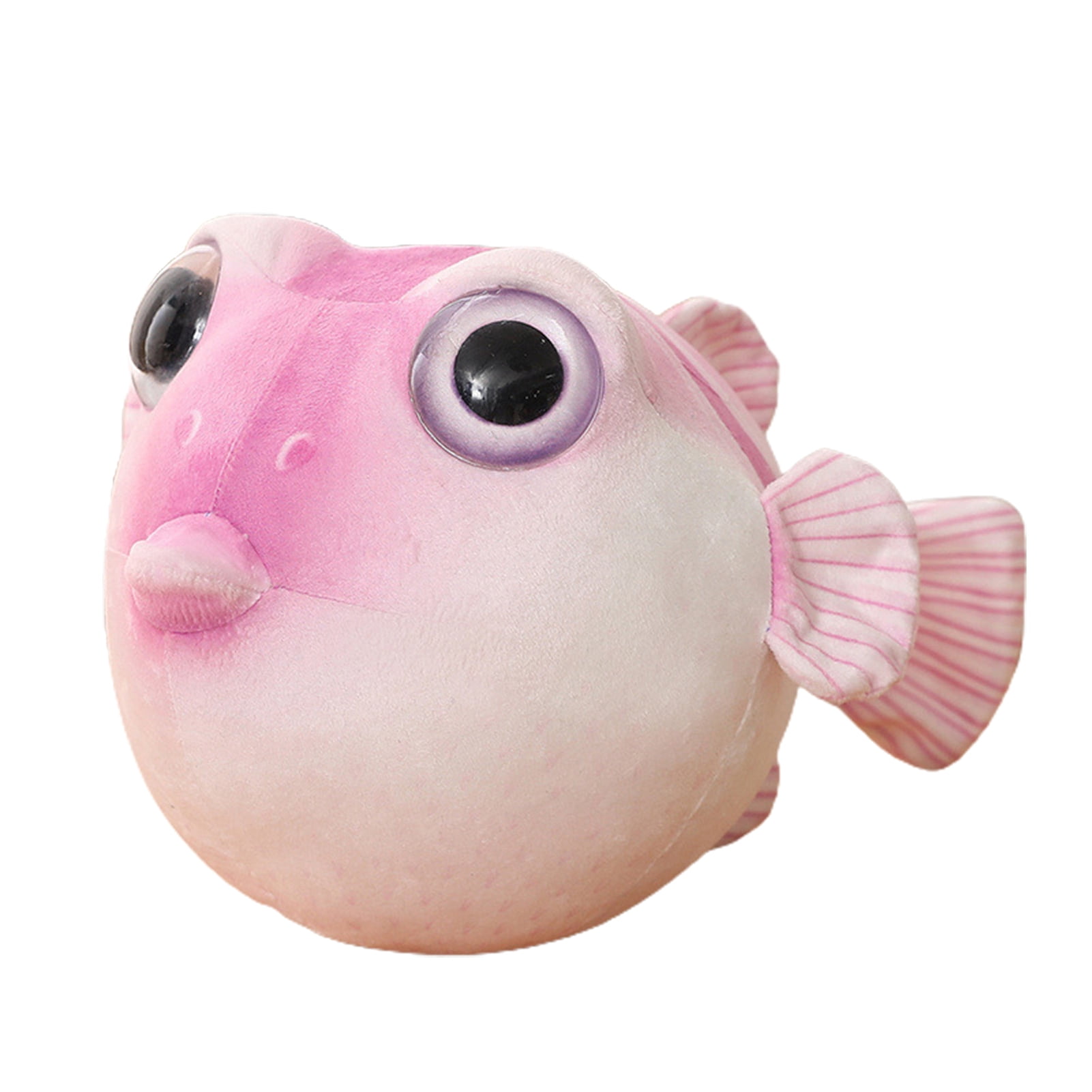 Kitem 26/33/43cm Pufferfish Plush Toy Ugly And Cute Animal Doll Fluffy ...