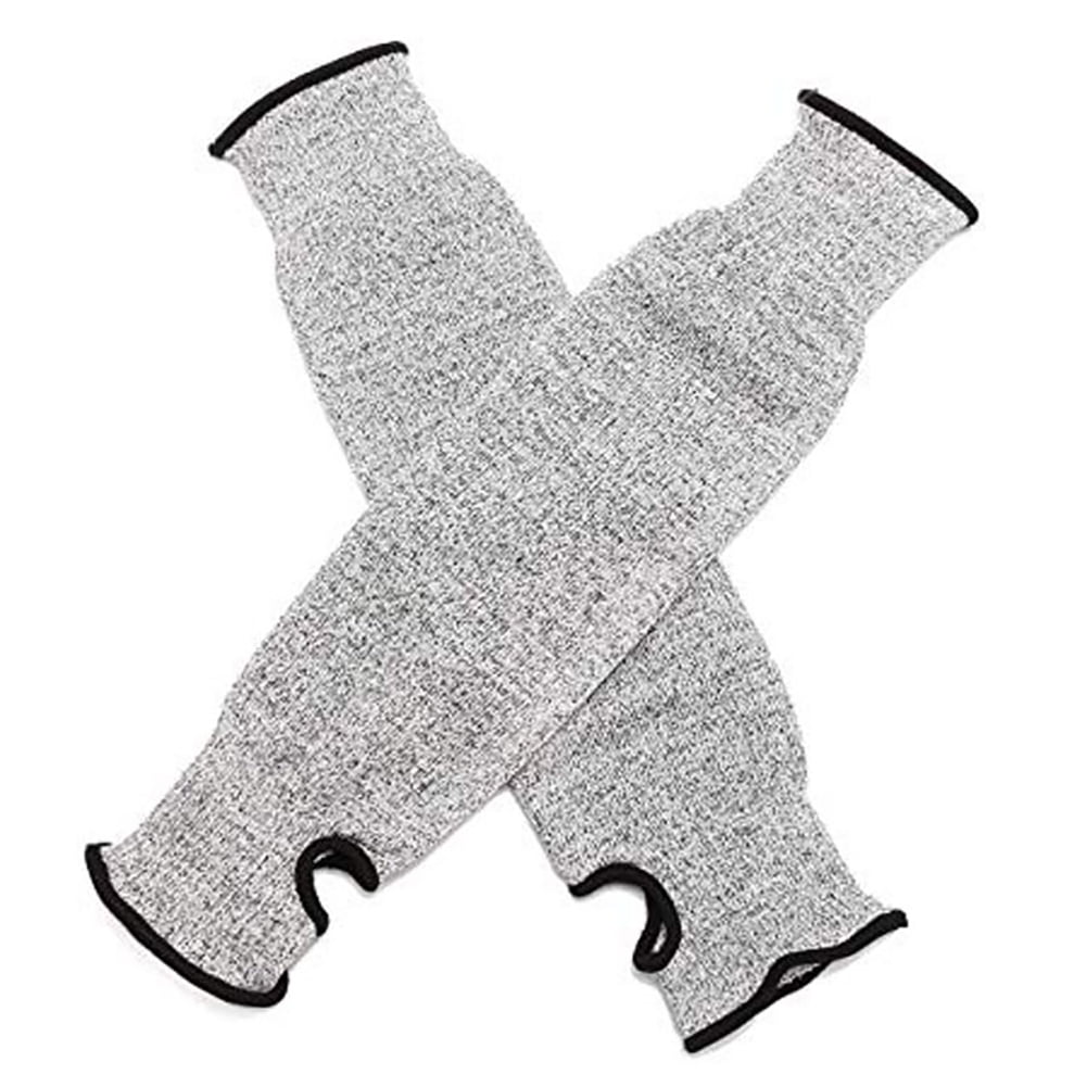Kitem 2Pcs Anti Cut Puncture Proof Safety Long Arm Sleeves Guard Bracer ...
