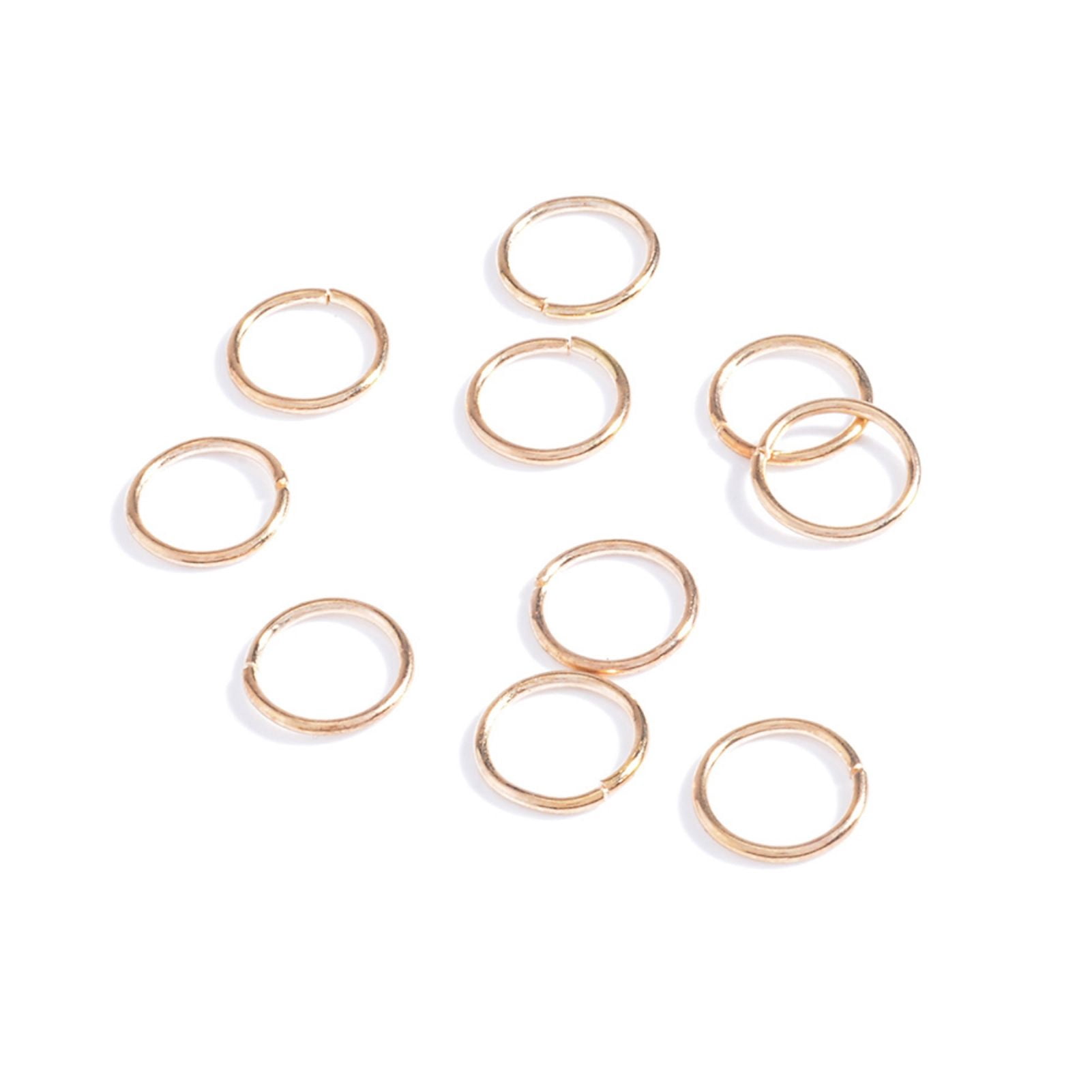Kitem 5/10Pcs Punk Women Hip-Hop Braid Hand Cross Shell Leaf Ring Hair ...