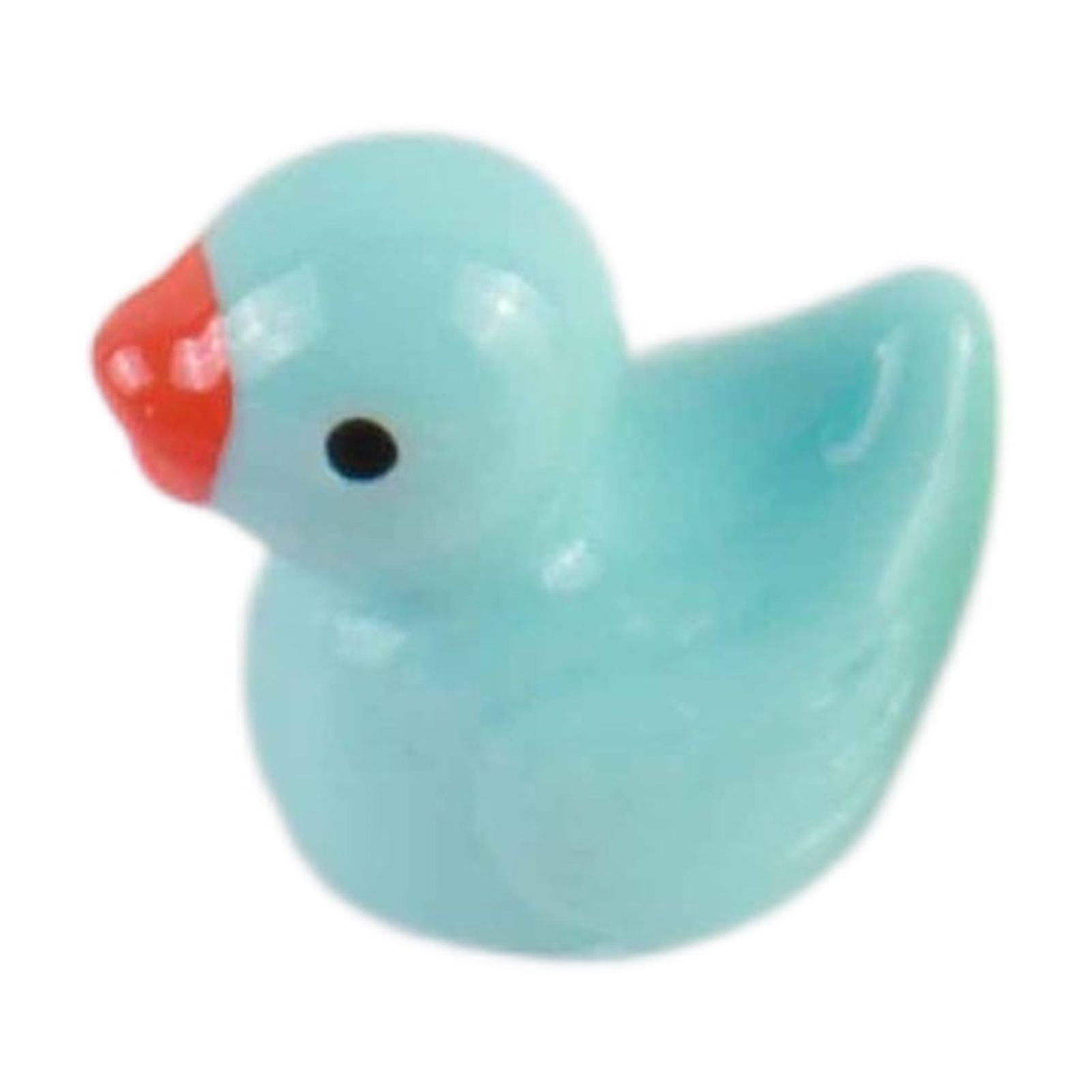 Kitem 50Pcs Mini Resin Duck Toy Colorful Small Duck Ornament Tiny ...