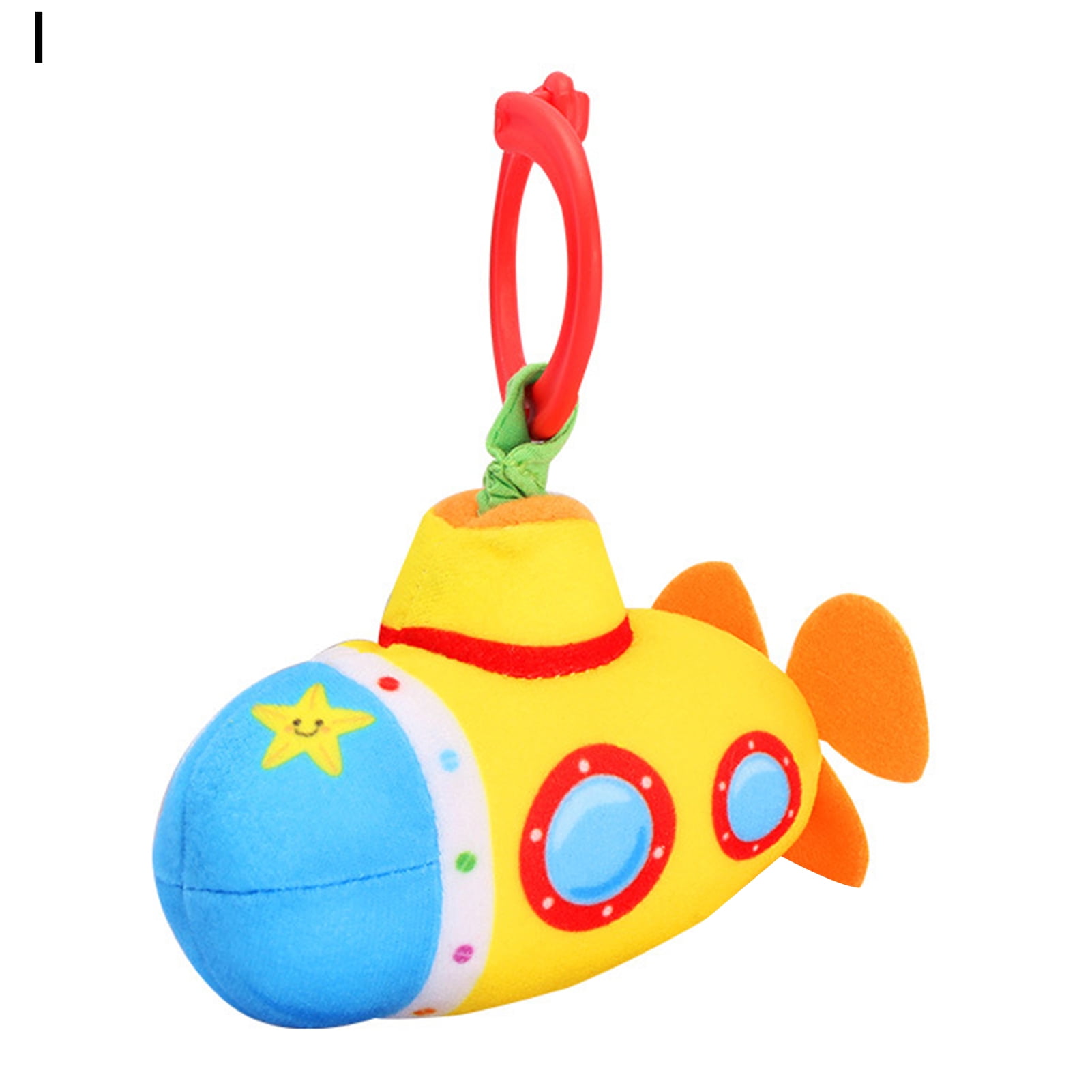 Kitem Baby Toy Attract Attention Soft Fabric Cows Submarines Rattle Toy ...