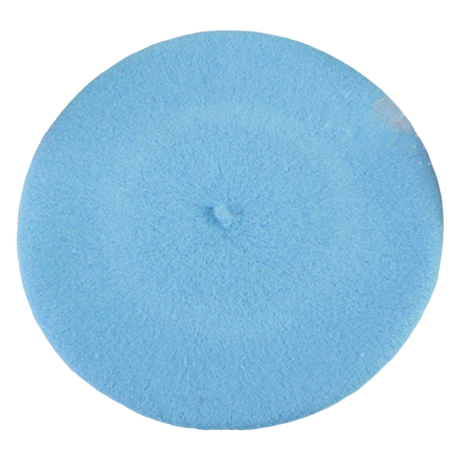 Kitem Beret Cap Retro Stain-resistant Plain Color Good Stretchy Fine ...
