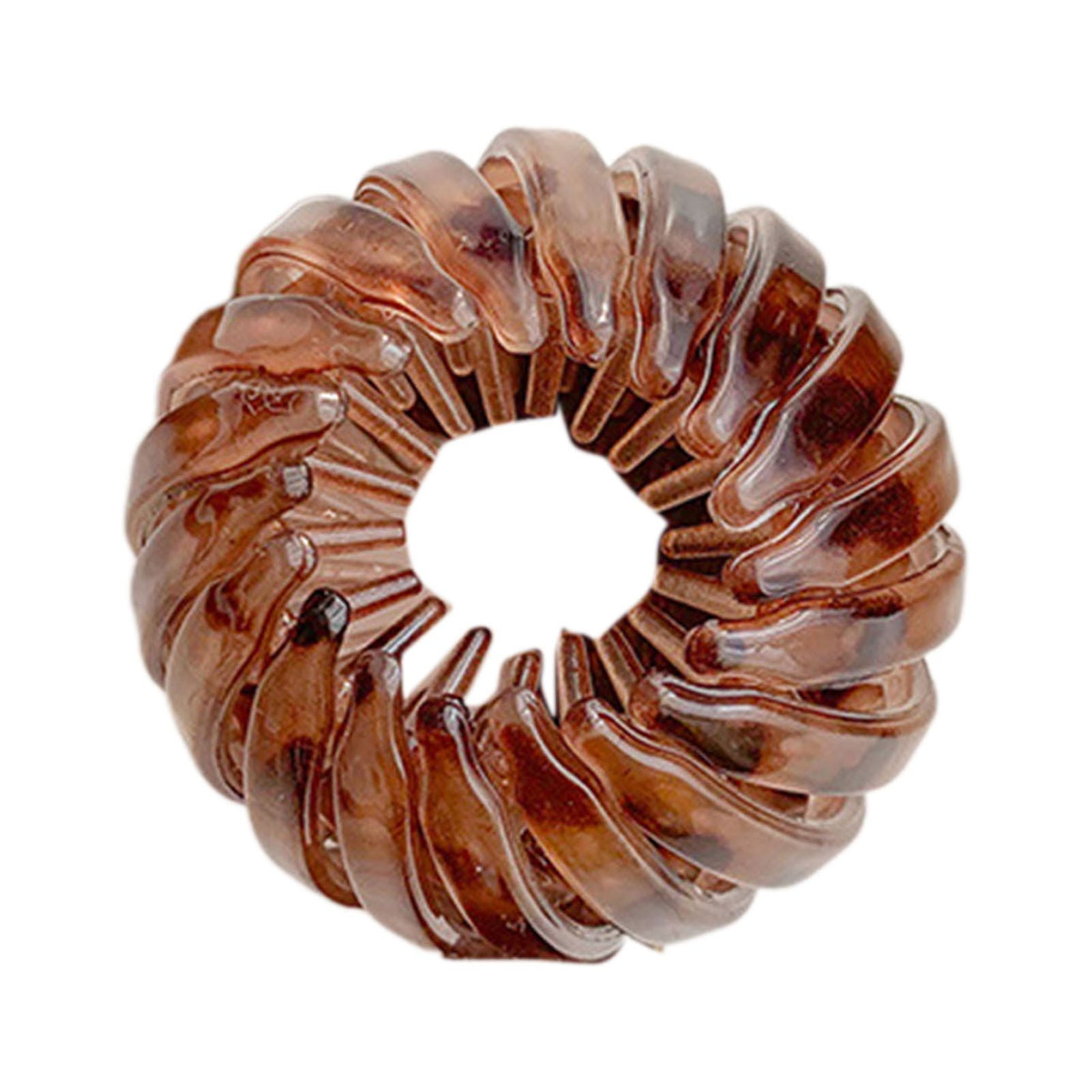 Kitem Bird Nest Shaped Bun Hair Claw Expandable Plastic Vintage ...