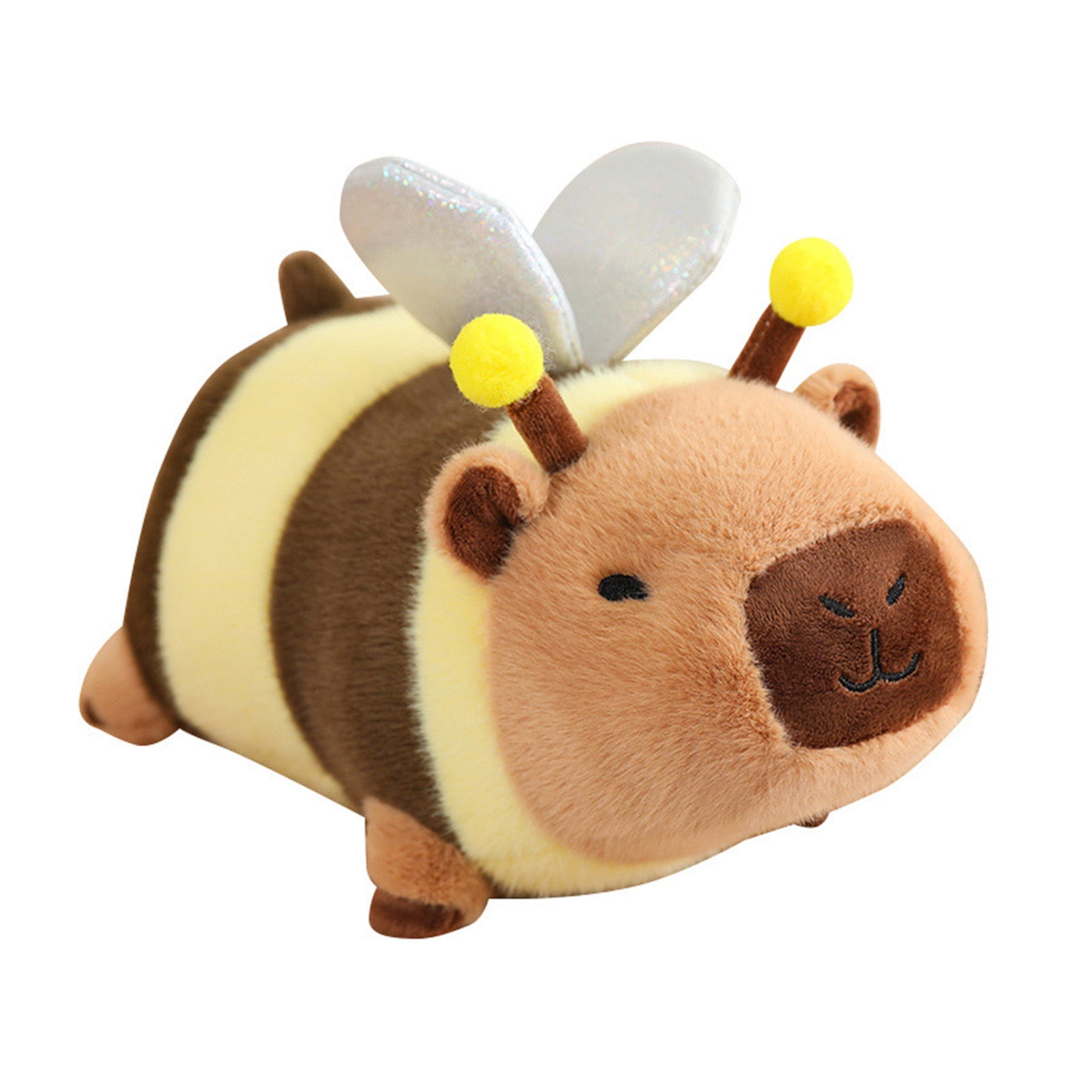 Kitem Capybara Plush Toy Toast Bee Lion Yellow Pink Flower Capybara ...