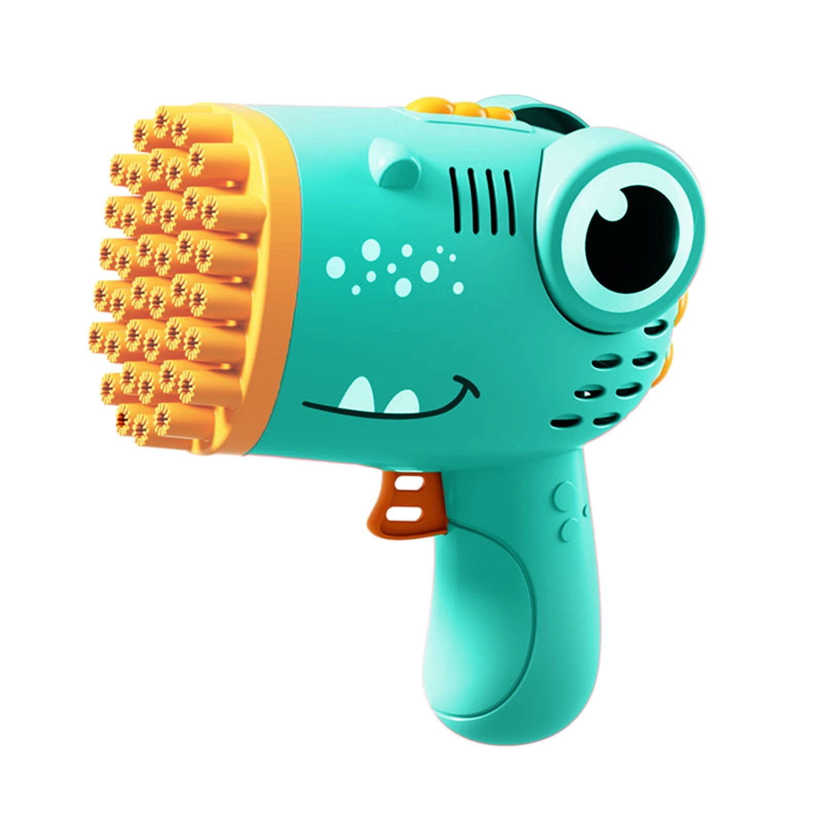 Kitem Cartoon Dinosaur Bubble Maker Machine 40 Holes Portable Toddlers ...
