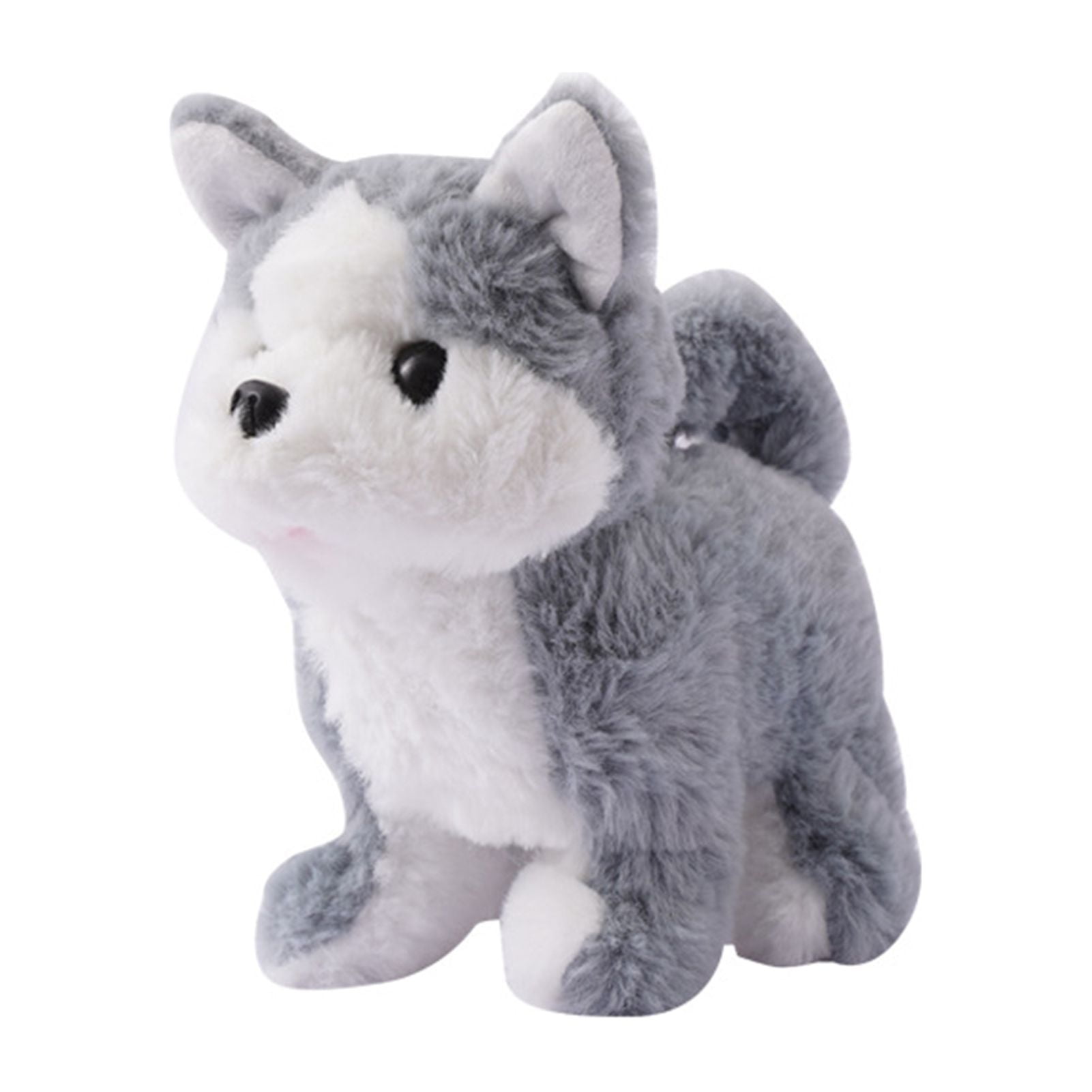 Kitem Cat Dog Plush Toy Will Bark Walk Tail Wagging Lovely Kitten Corgi ...