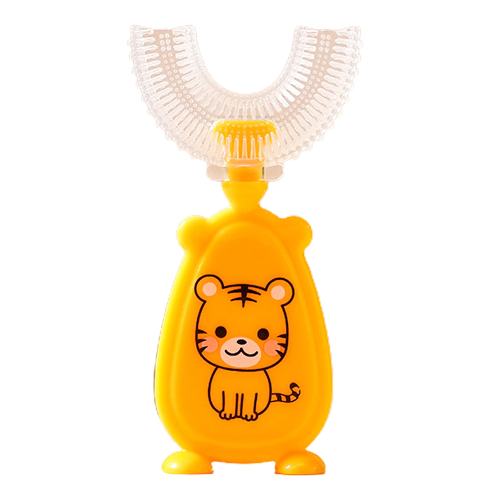 Kitem Convenient Baby Toothbrush Safe Use Silicone 360 Degree U-shaped ...