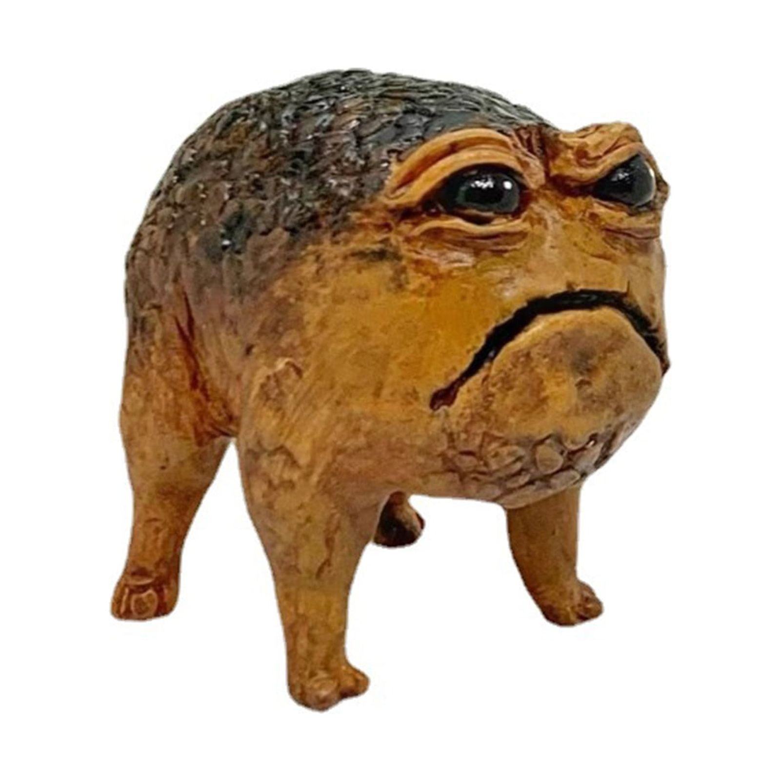 Kitem Cute African Rain Frog Decor Funny Toad Model Creative Animal ...