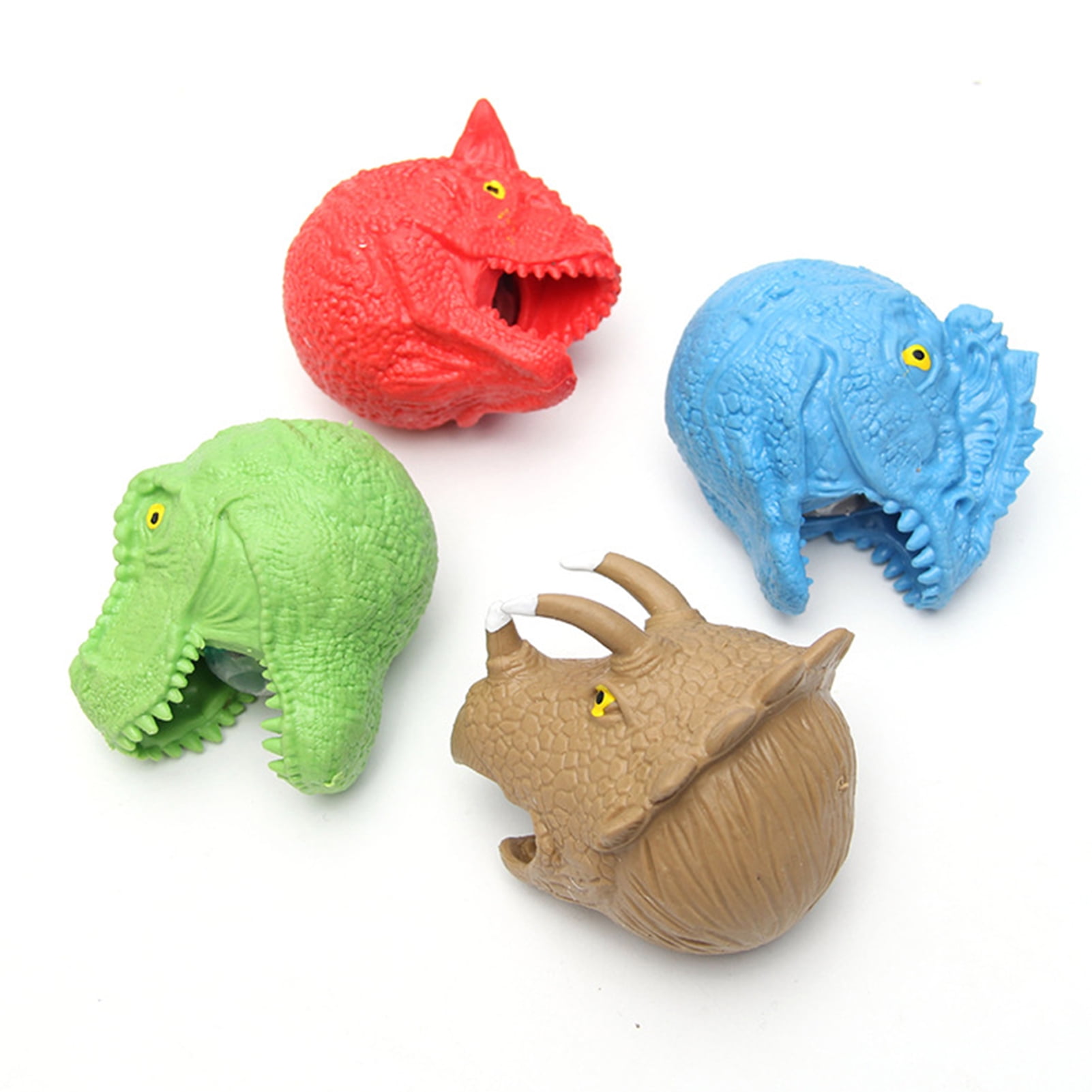 Kitem Dinosaur Squeeze Toy Soft TPR Quick Recovery Simulation Dinosaur ...