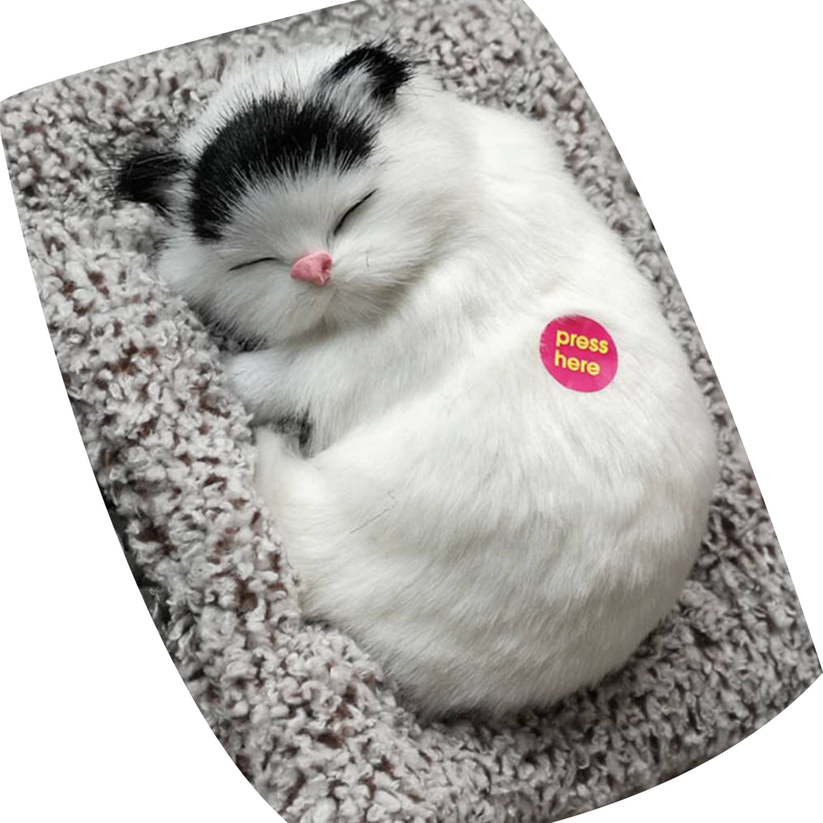 Kitem Display Mold Sleeping Cat Design Purifying Air Plastic Cartoon ...