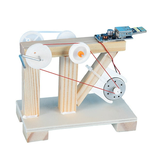 Kitem Dynamo Toy Experimental DIY Wood Stem Invention Science Physic ...