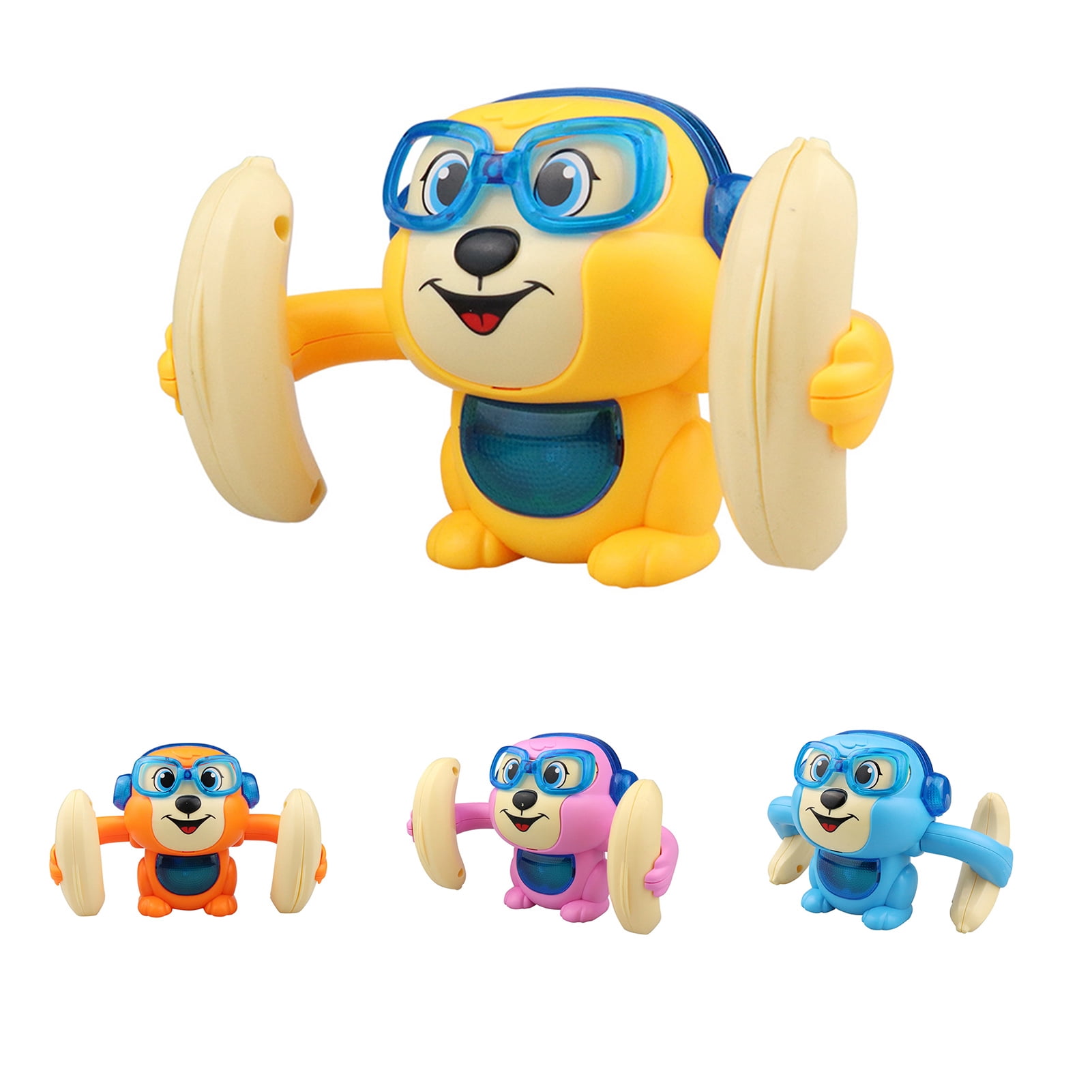 Kitem Electric Tipping Bucket Monkey Cartoon Voice Control Induction ...